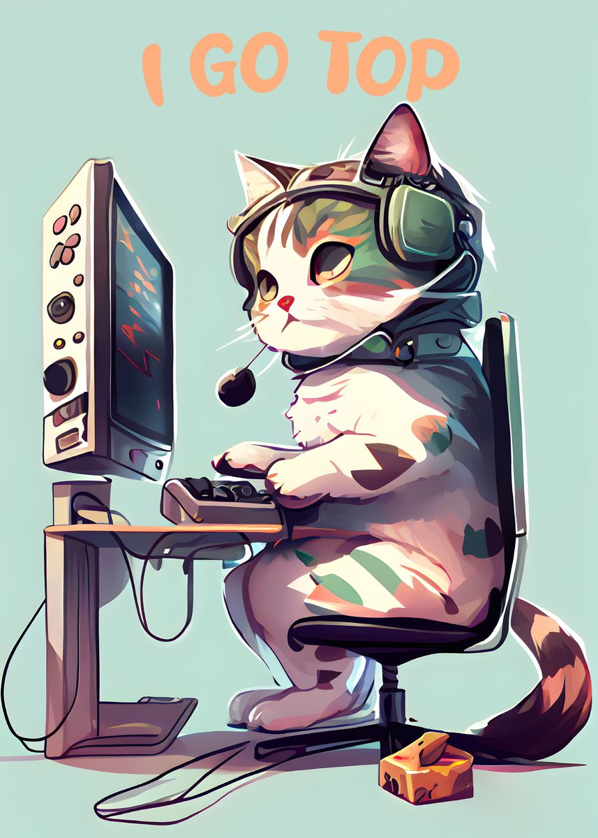 Cat Gaming Wallpapers - Wallpaper Cave