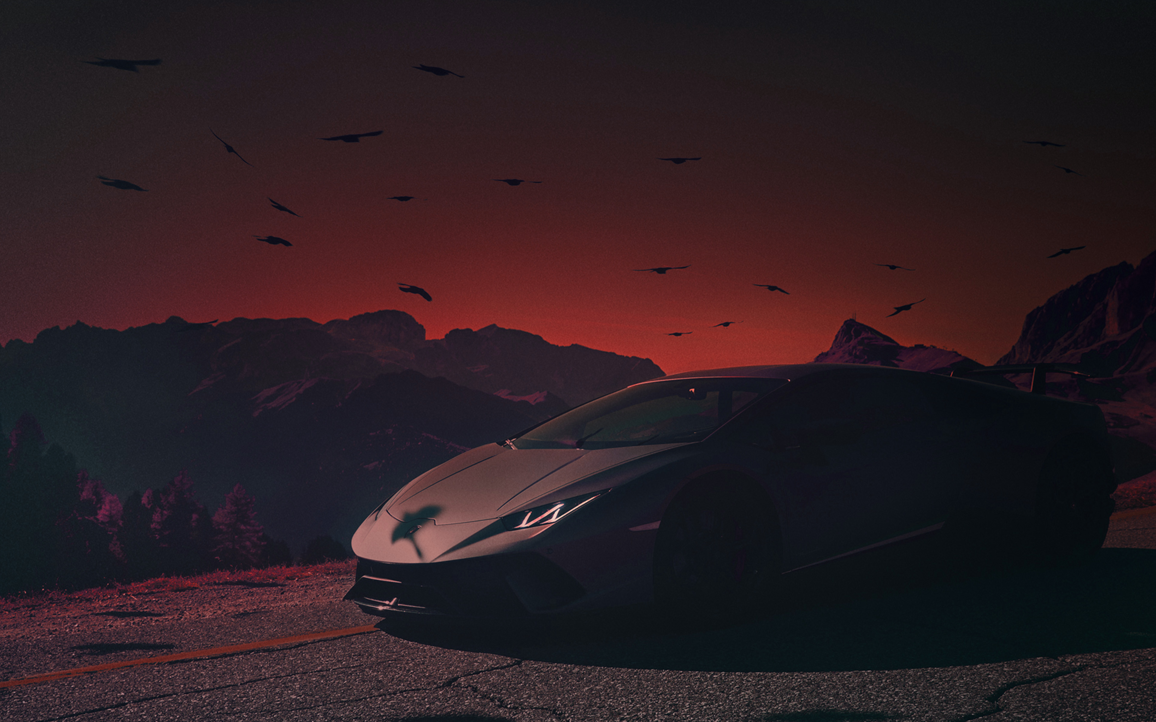 Car Sunset 4k Wallpapers - Wallpaper Cave