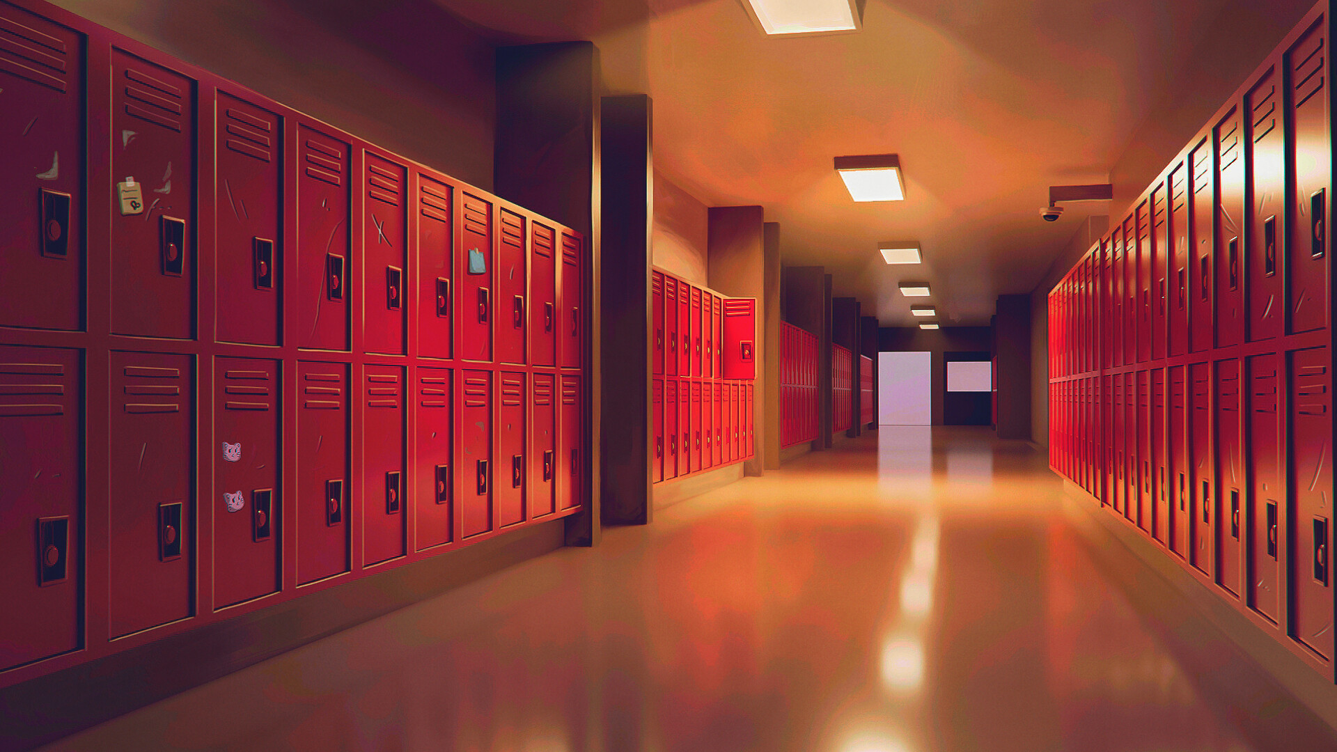 High School Hallway Wallpapers - Wallpaper Cave
