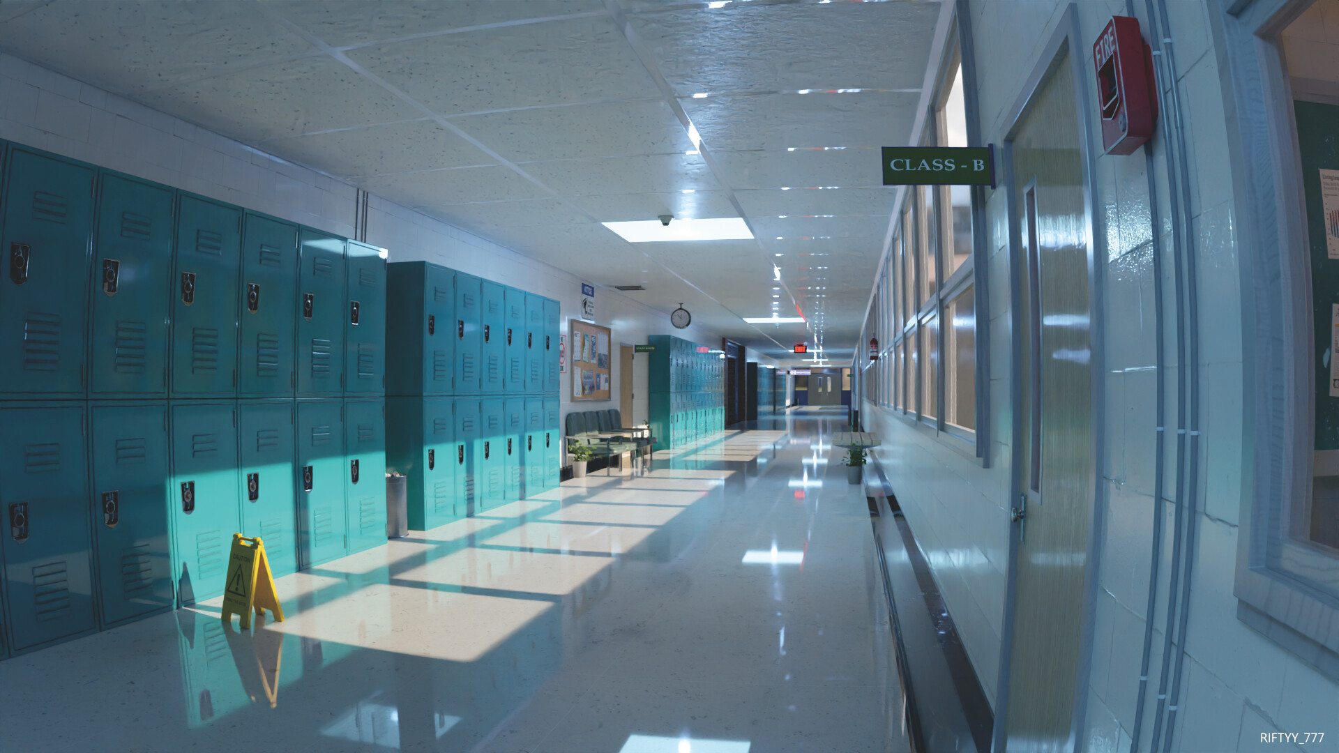 High School Hallway Wallpapers - Wallpaper Cave
