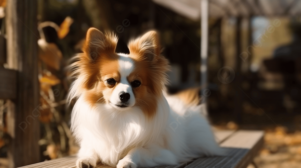 Papillon Dog Desktop Wallpaper