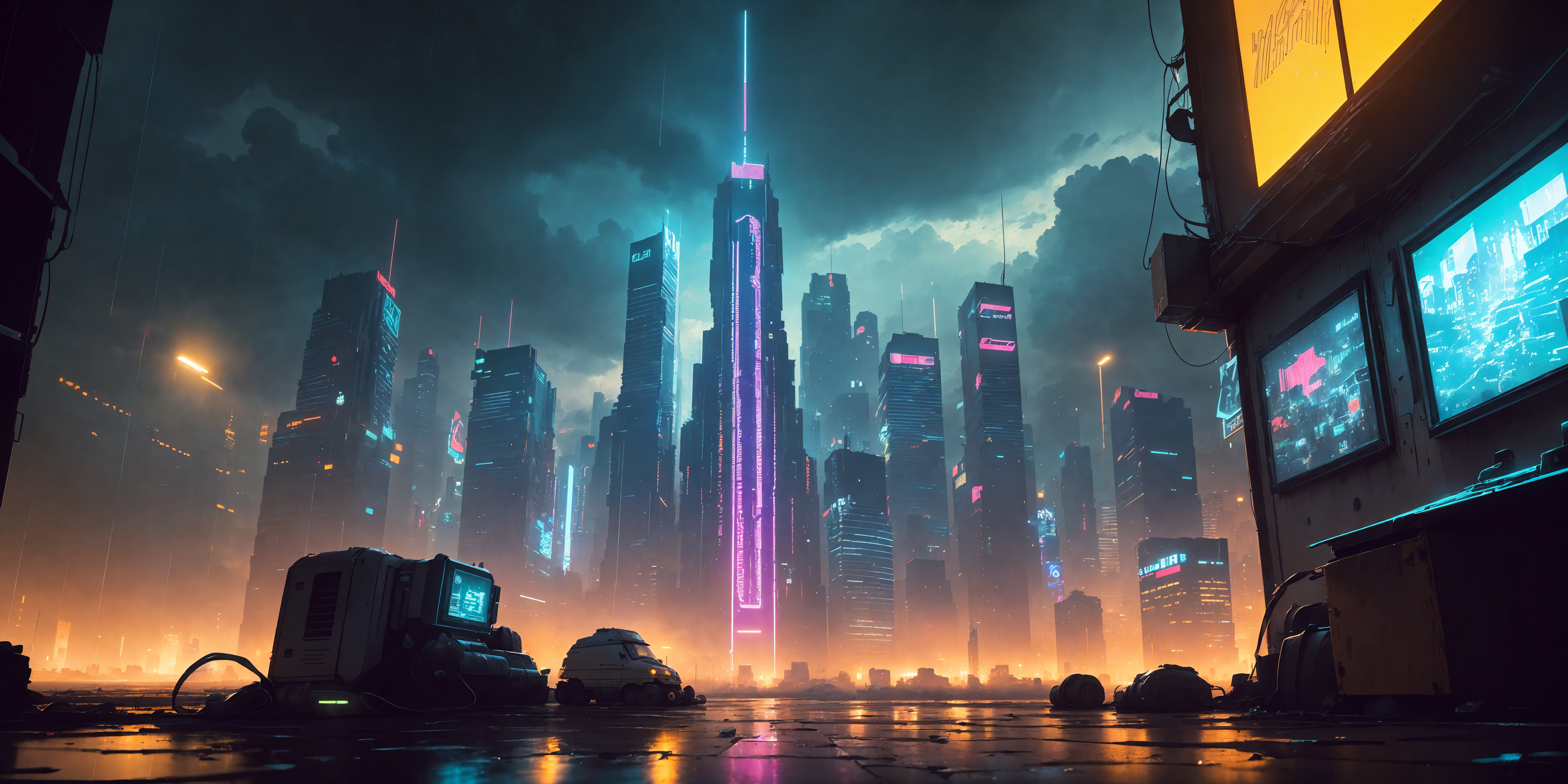4k Cyberpunk City Wallpapers - Wallpaper Cave