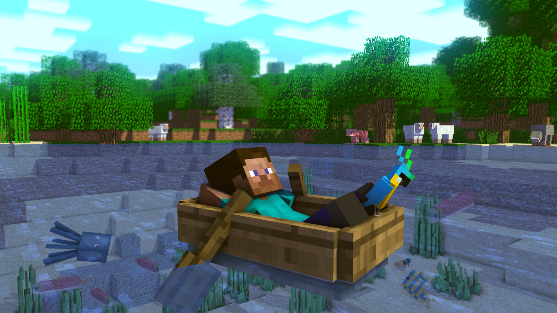 Minecraft Boat Wallpapers - Wallpaper Cave