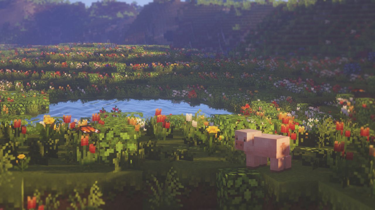 Minecraft Flowers Wallpapers - Wallpaper Cave