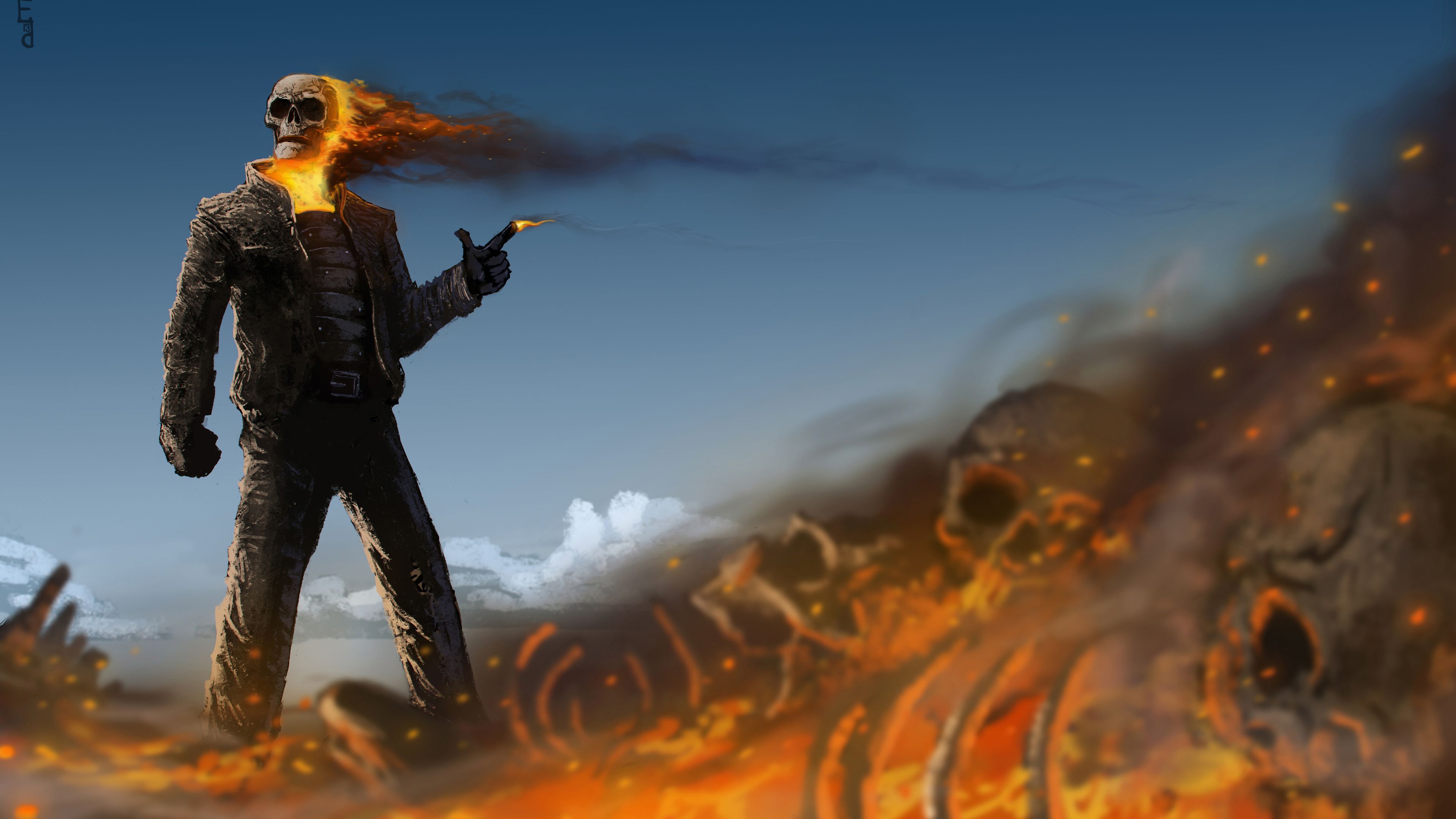 Ghost Rider 4k Desktop Wallpapers - Wallpaper Cave