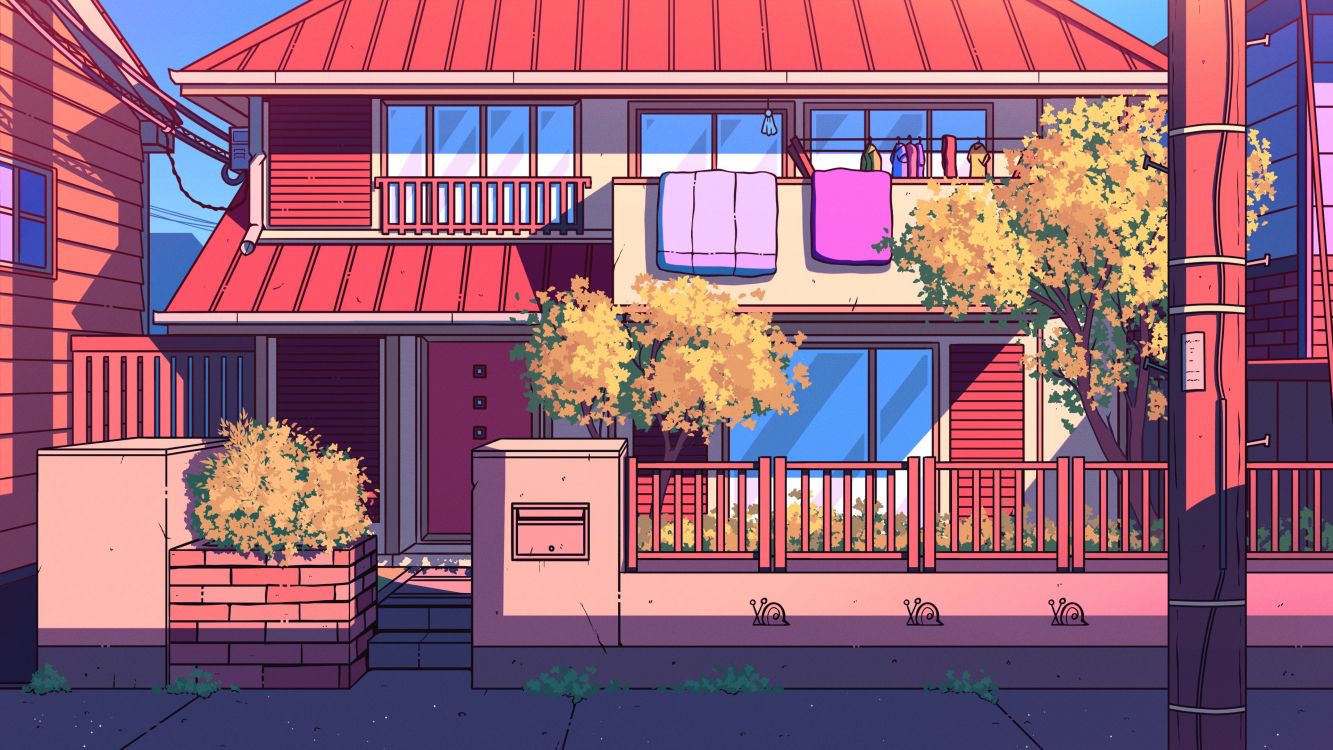 Anime House Background