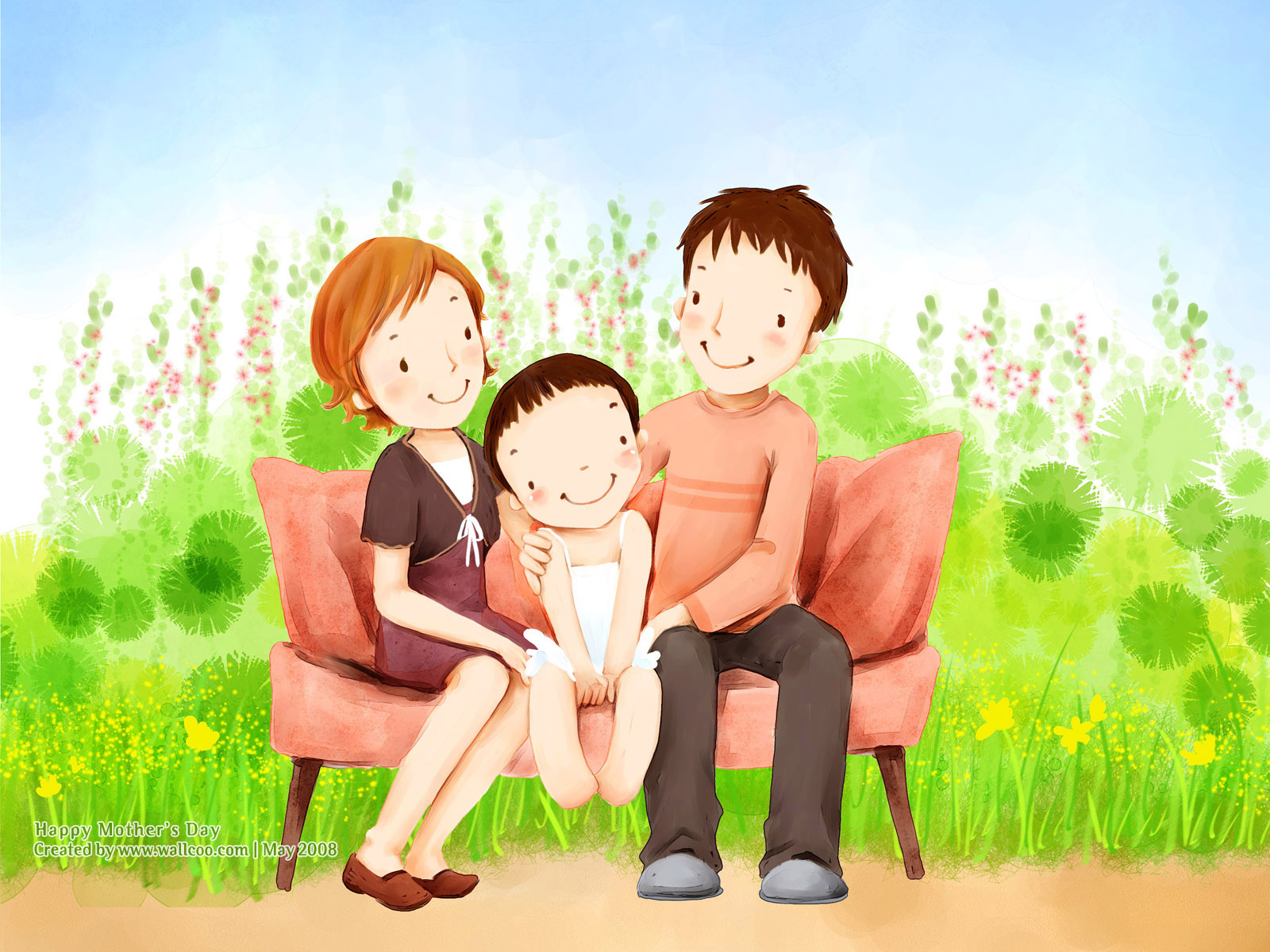 Family Cartoon Wallpapers - Wallpaper Cave