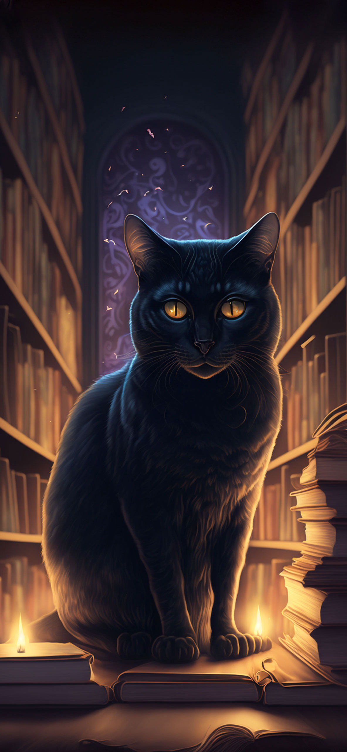 Black Cat Art Wallpapers - Wallpaper Cave