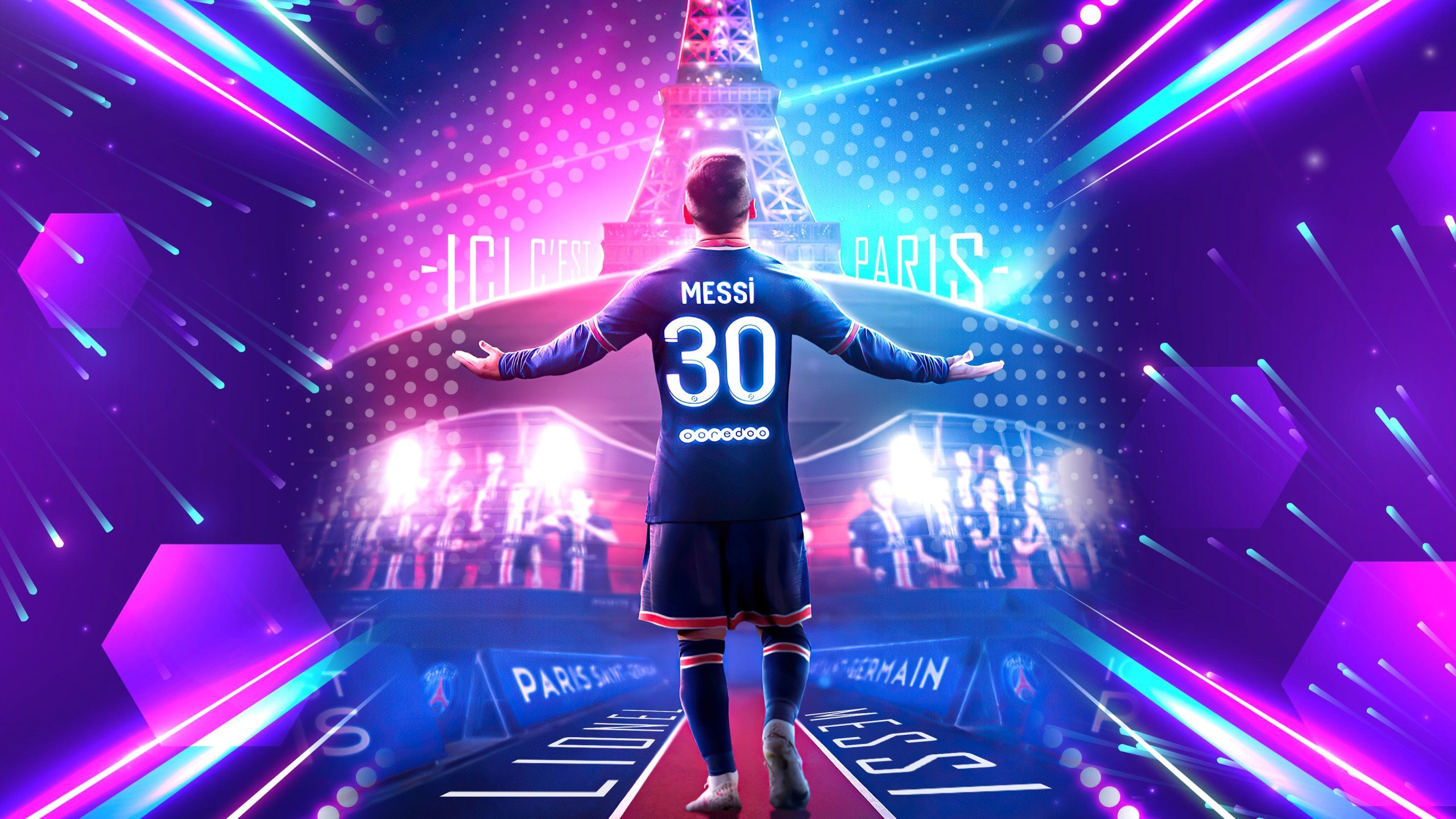 Neon Messi Wallpapers - Wallpaper Cave