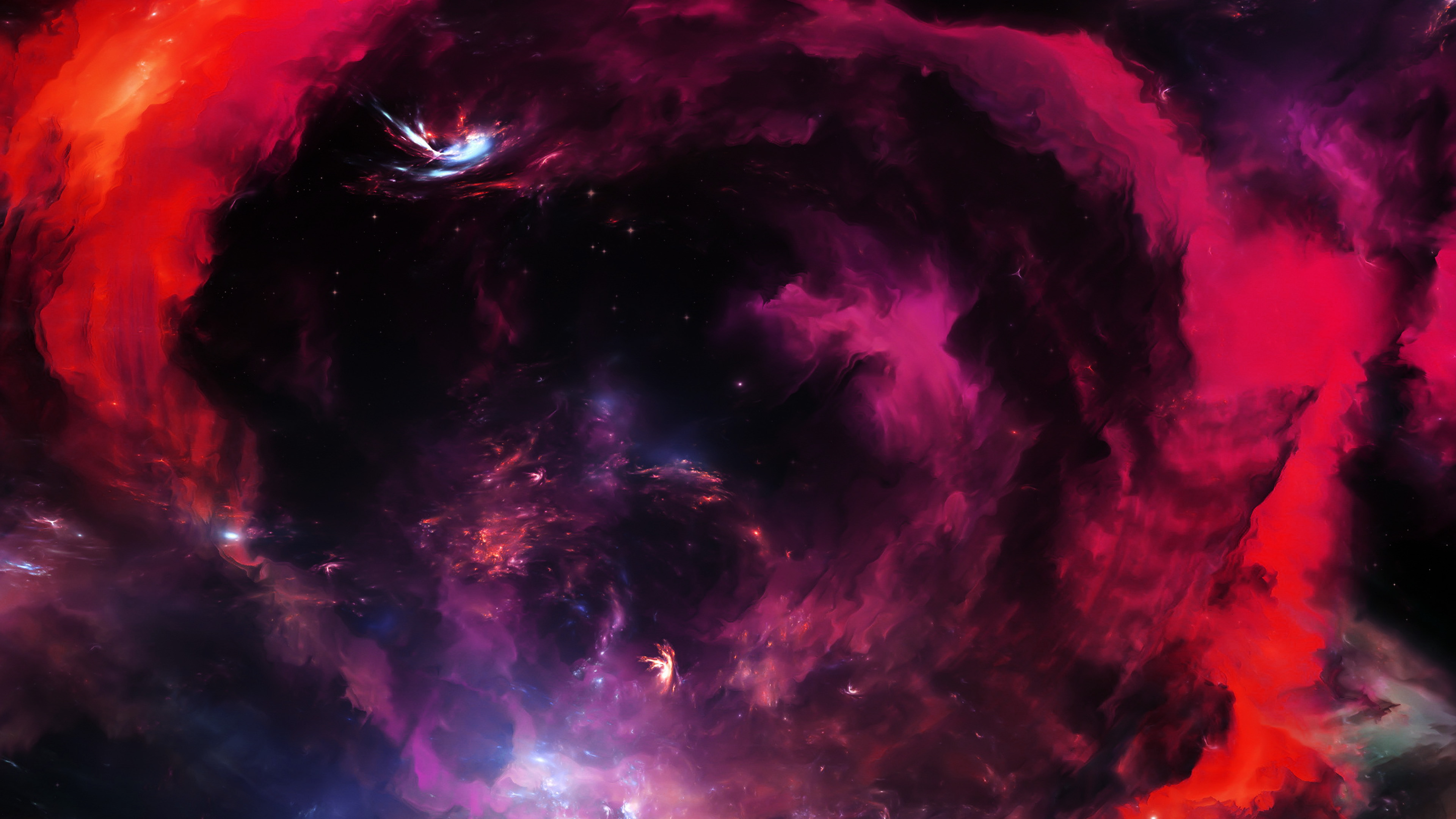 Red Galaxy 4k Wallpapers - Wallpaper Cave