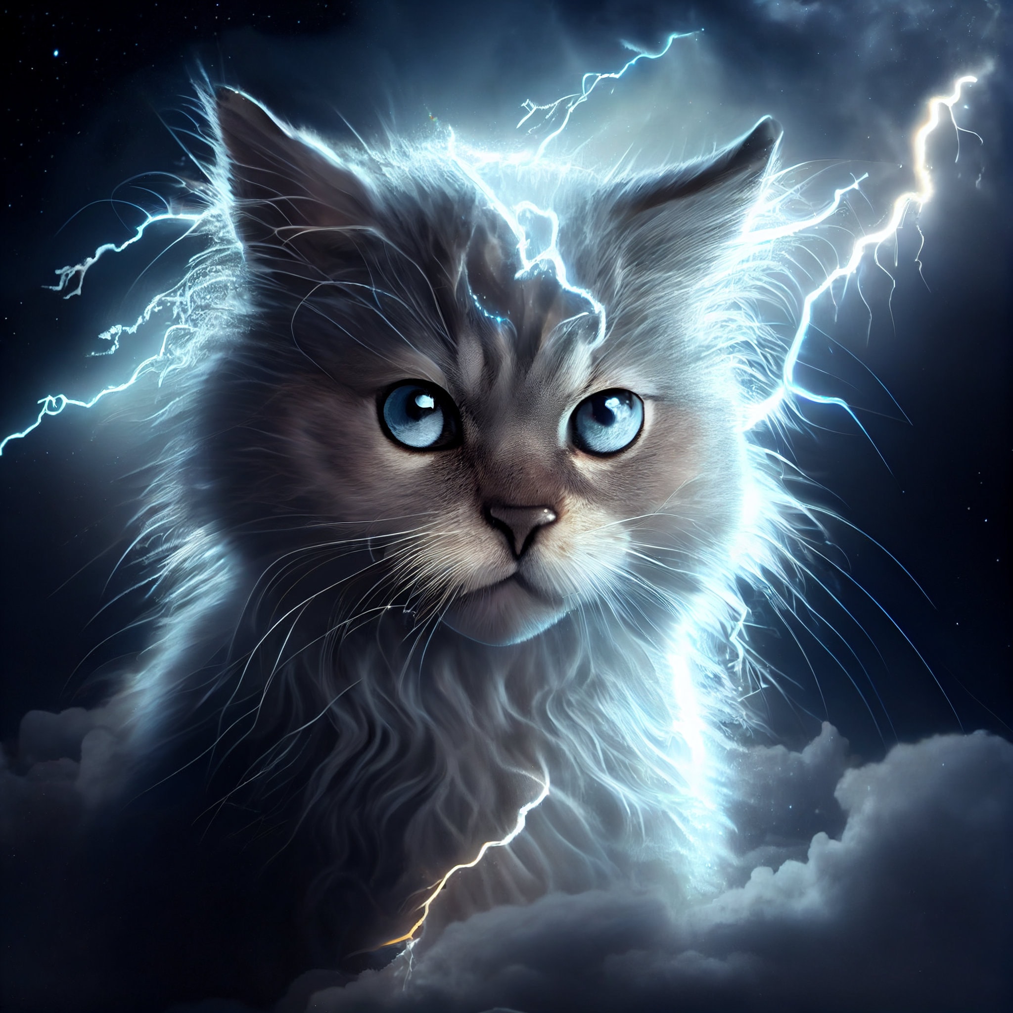 Lightning Cat Wallpapers - Wallpaper Cave