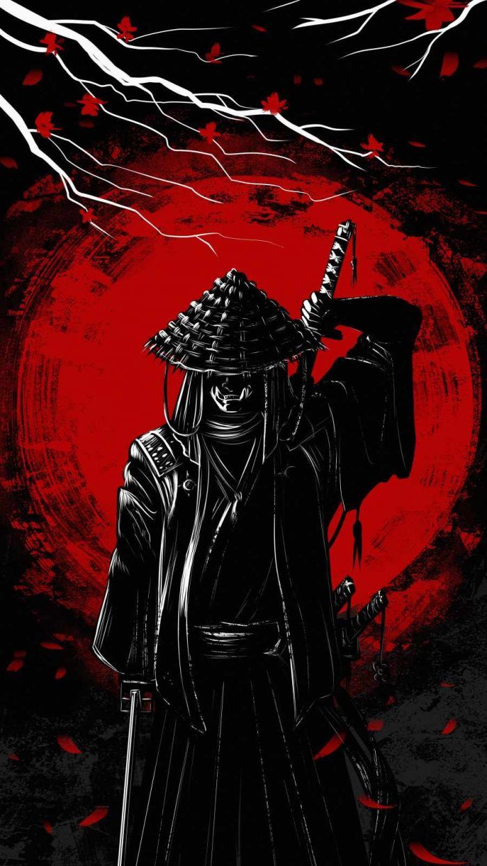 Red Black Samurai Wallpapers - Wallpaper Cave