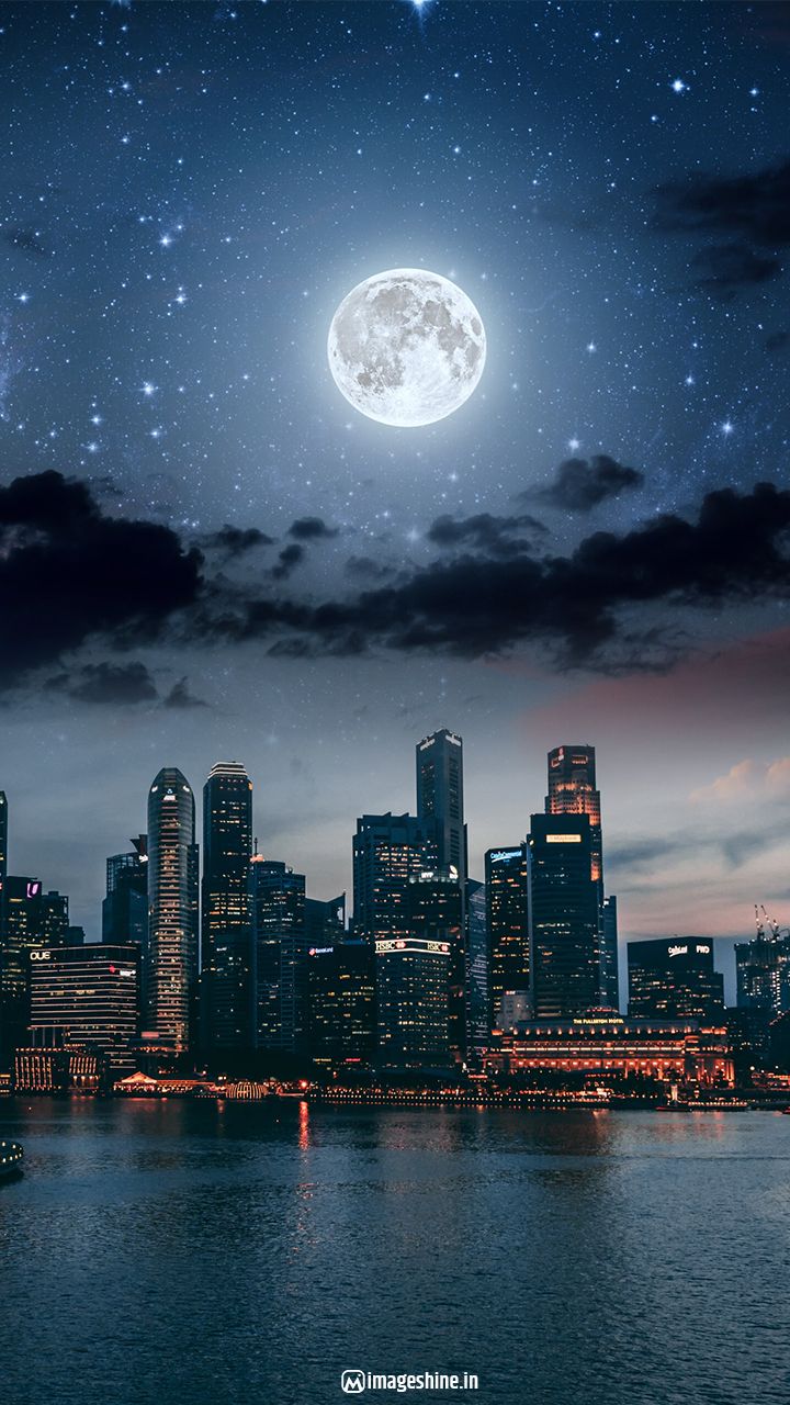 Moon And Stars Mobile Wallpapers - Wallpaper Cave