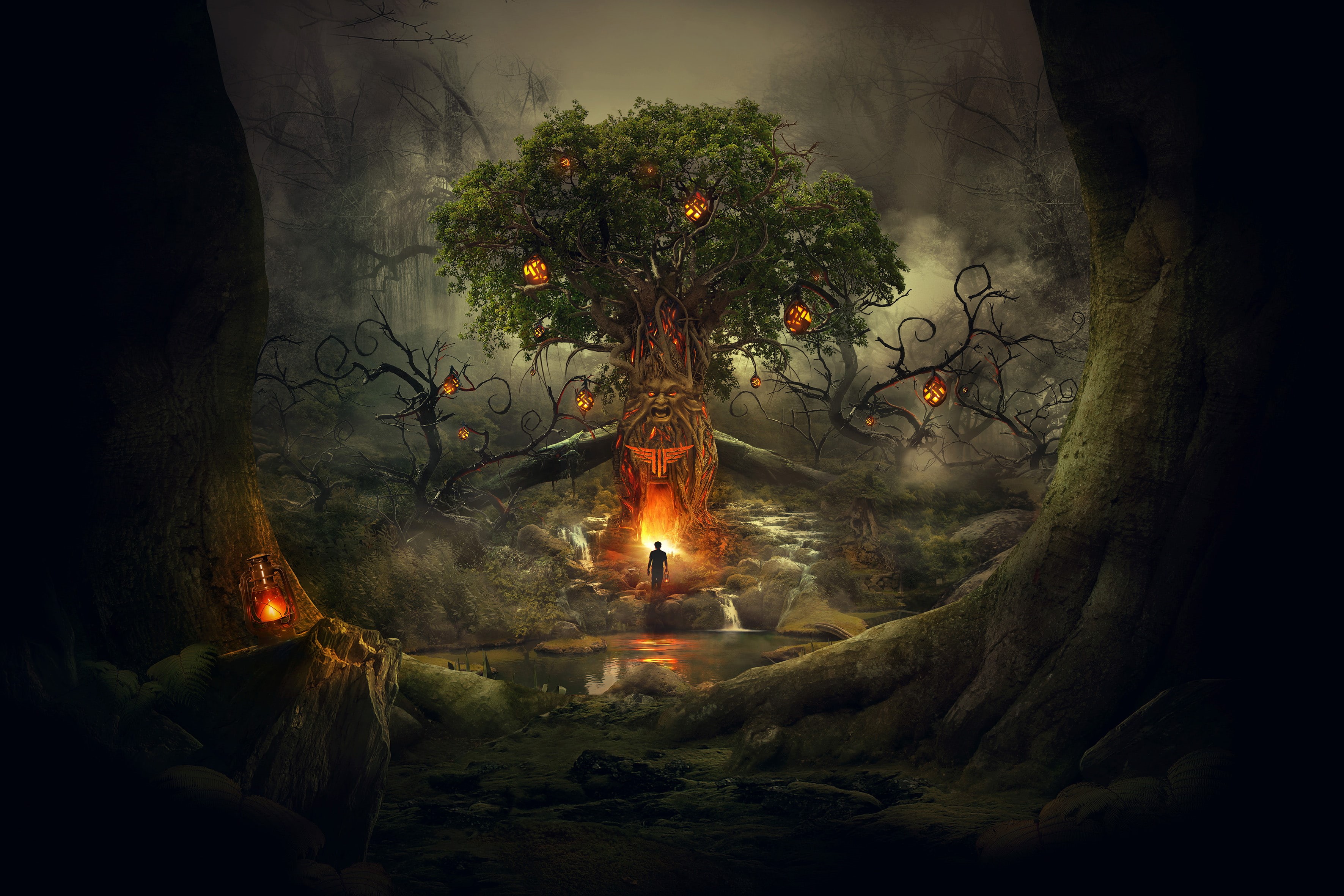 Burning Tree Wallpapers - Wallpaper Cave