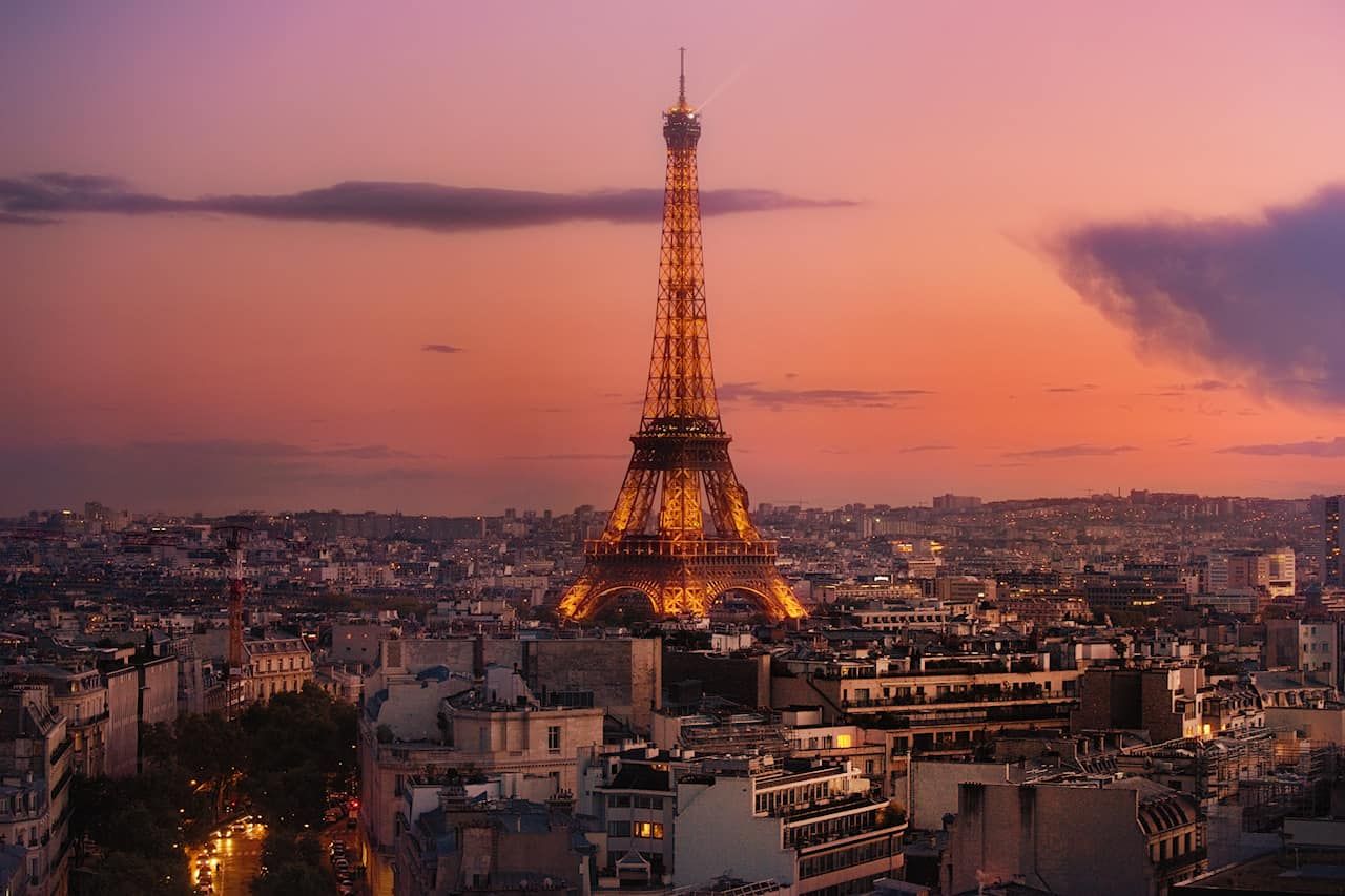 Sunset Over Paris Laptop Wallpapers - Wallpaper Cave