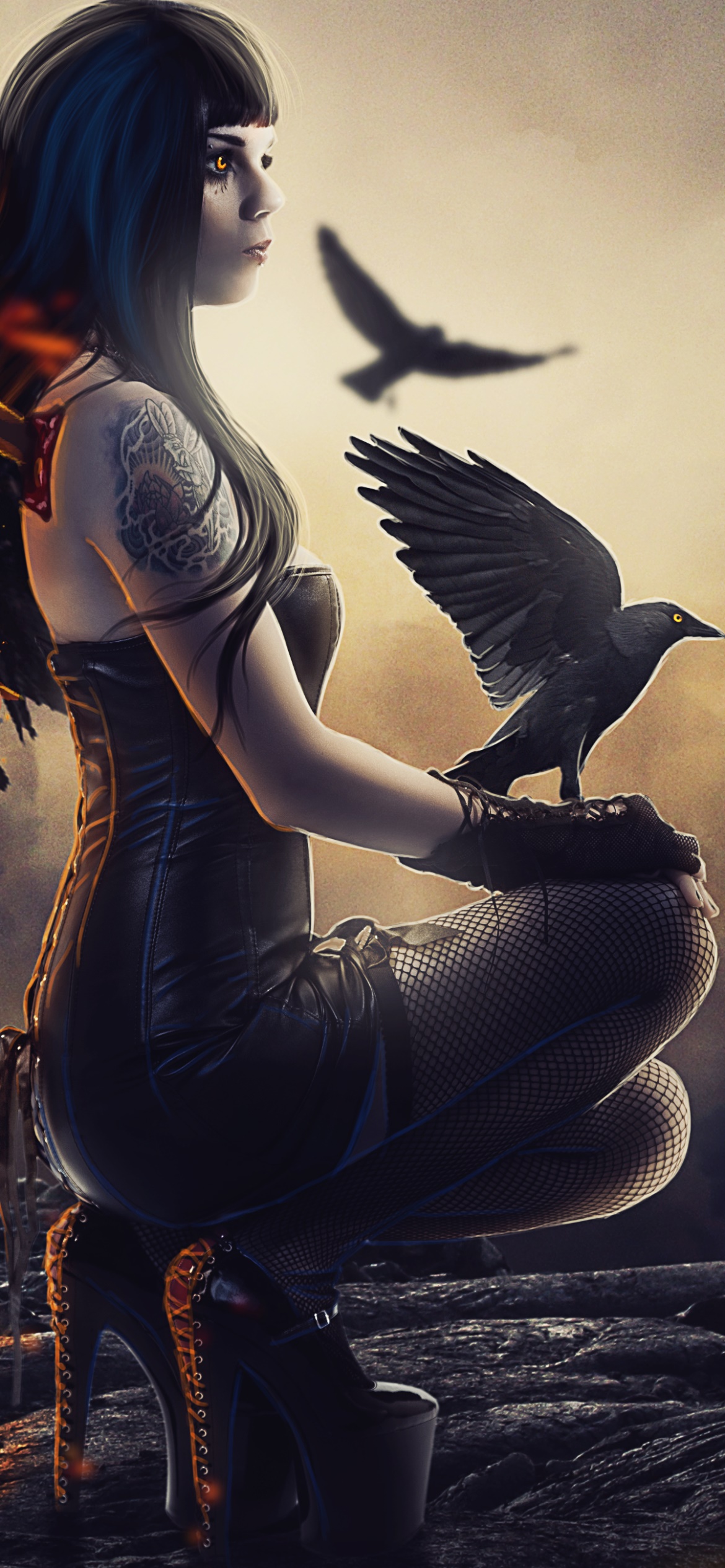 Goth Girl Phone Wallpapers - Wallpaper Cave