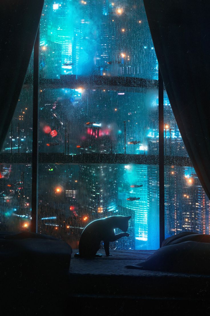 Cat Cyberpunk Wallpapers - Wallpaper Cave