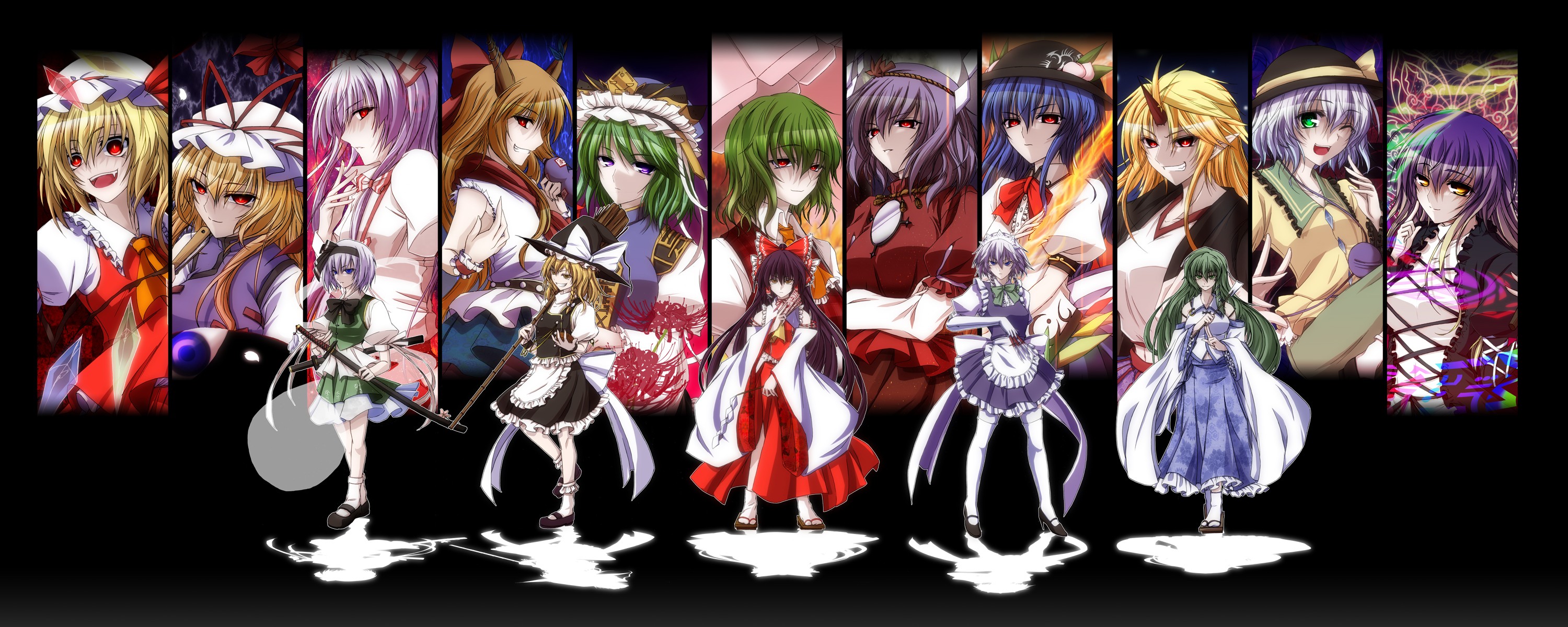 Anime Girl Collage Wallpapers - Wallpaper Cave