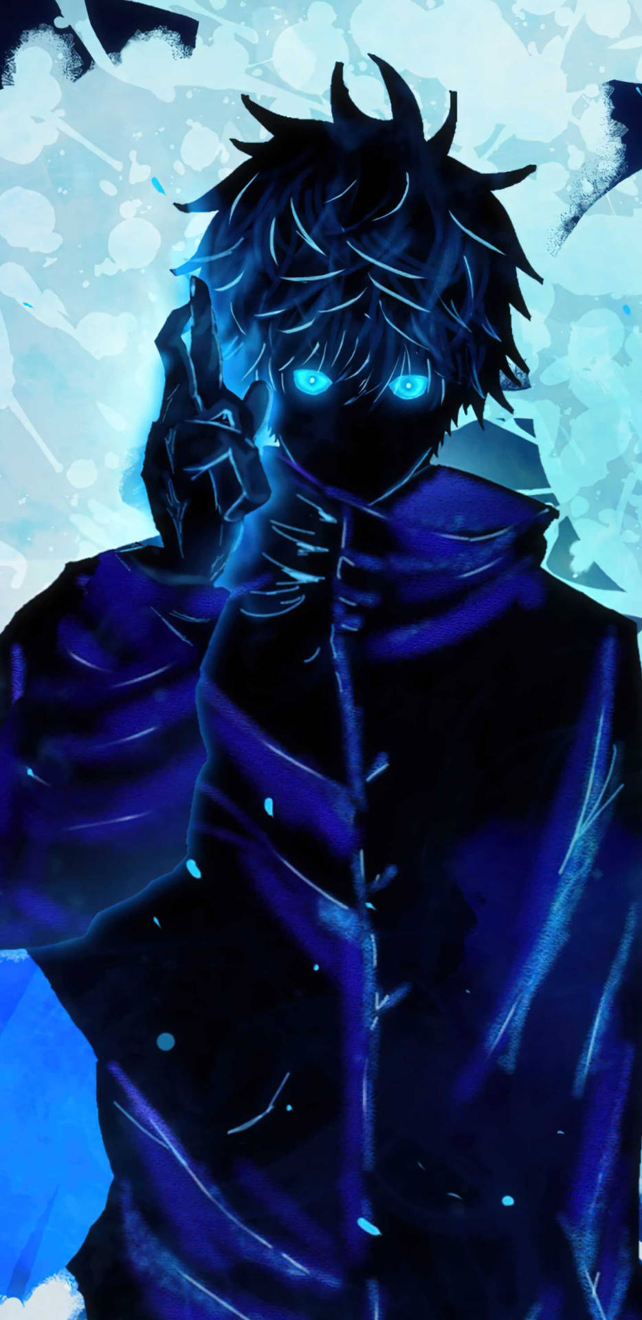 Gojo Satoru Glowing Eyes Wallpapers - Wallpaper Cave