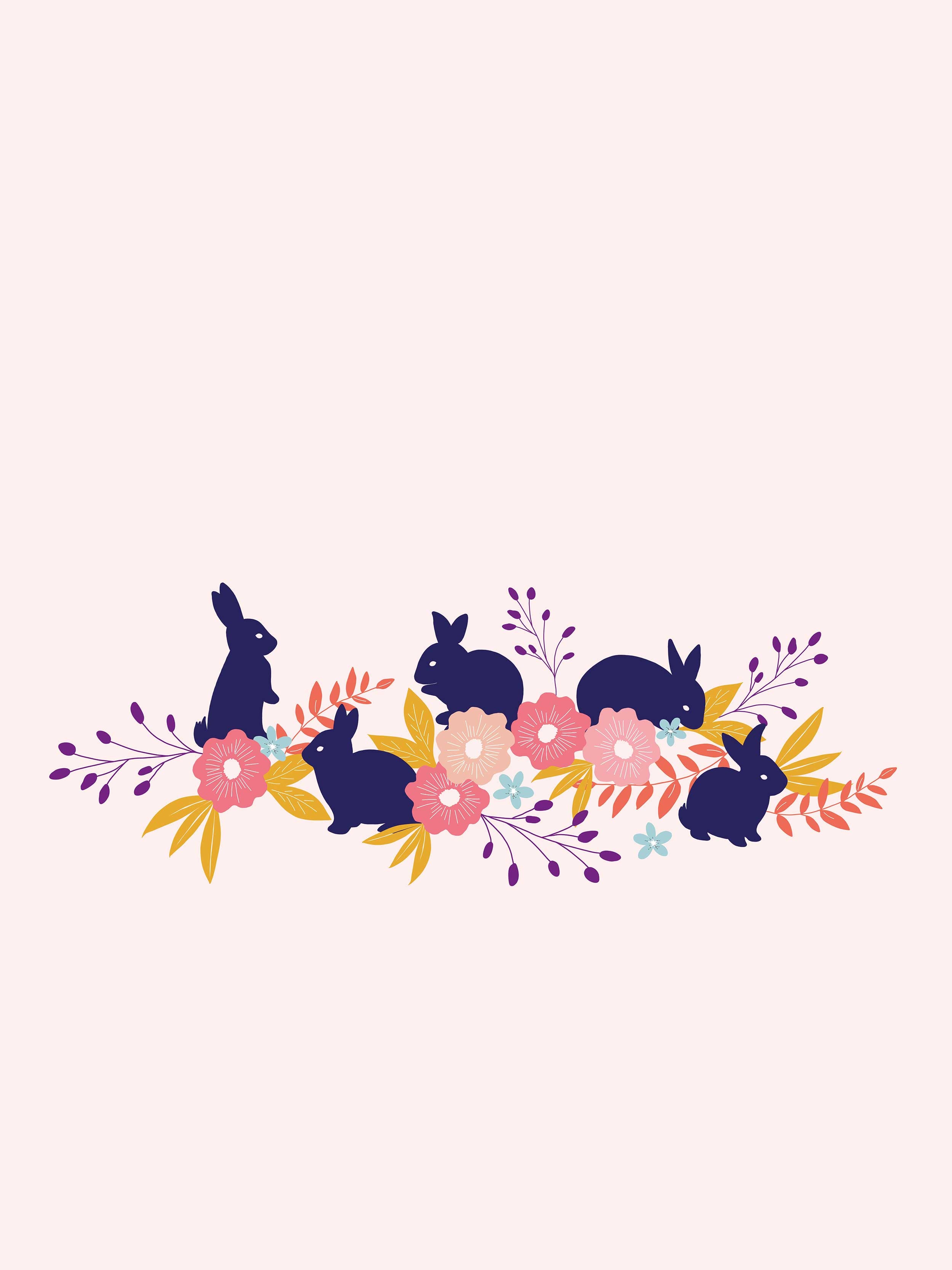 Flower Bunny Spring Wallpapers - Wallpaper Cave