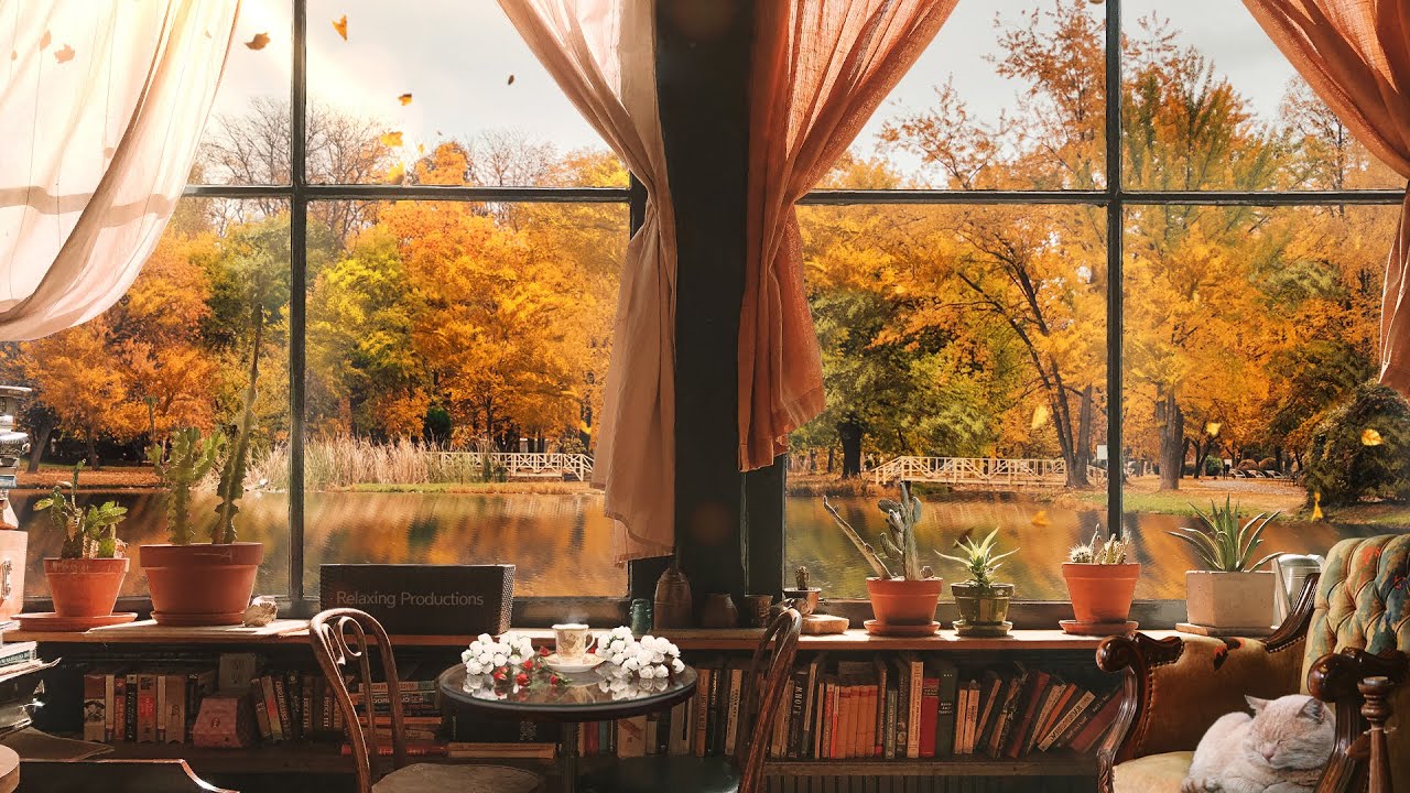Autumn Cafe Shop Wallpapers - Wallpaper Cave