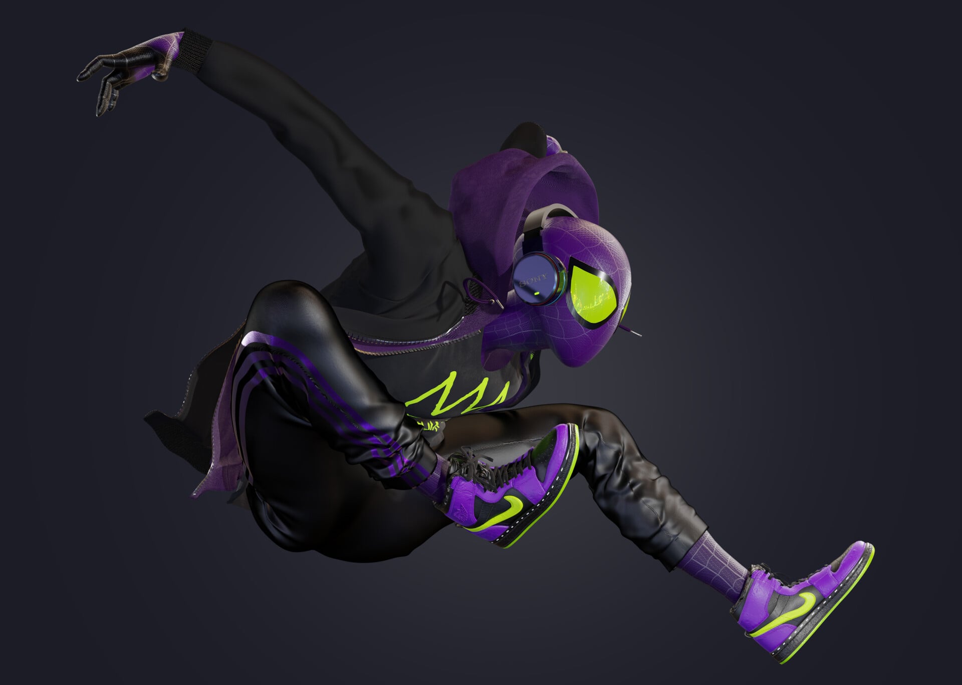 Prowler Miles Morales Wallpapers - Wallpaper Cave