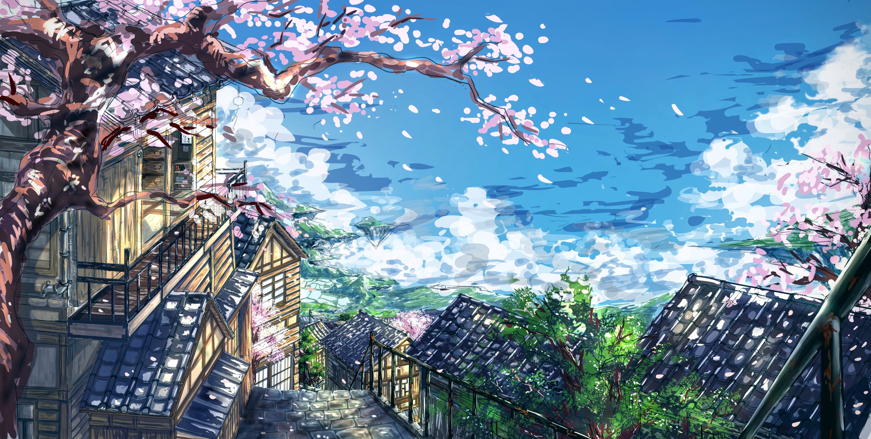 Anime Cottage Wallpapers - Wallpaper Cave