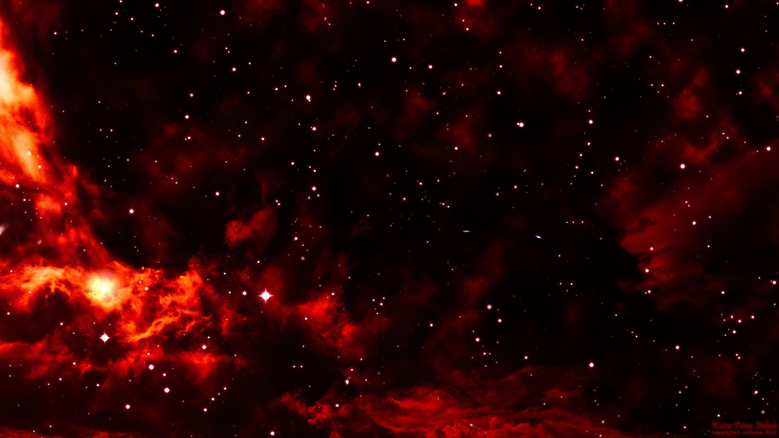 Red Galaxy Wallpaper Hd