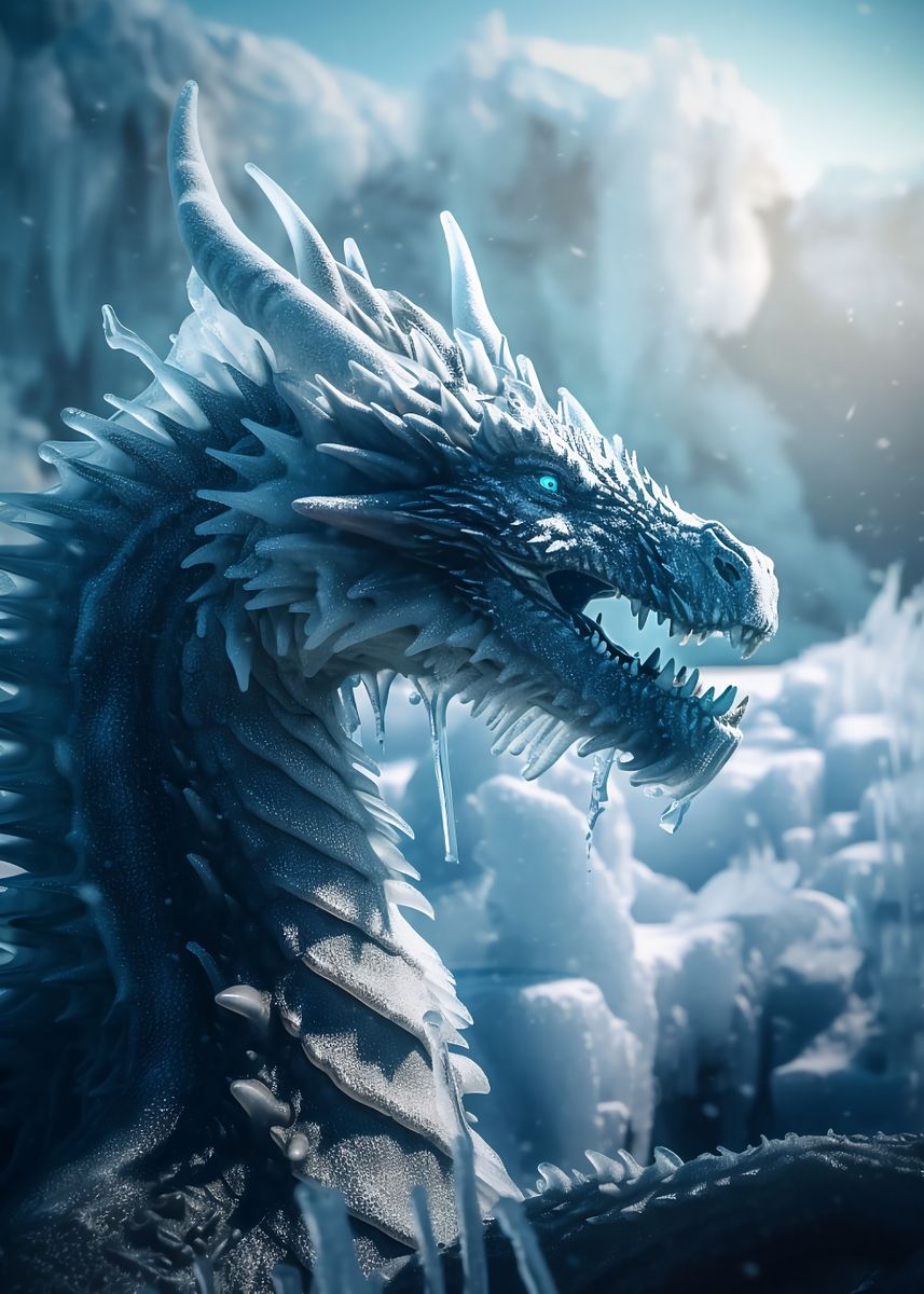 Ice Dragon iPhone Wallpapers - Wallpaper Cave