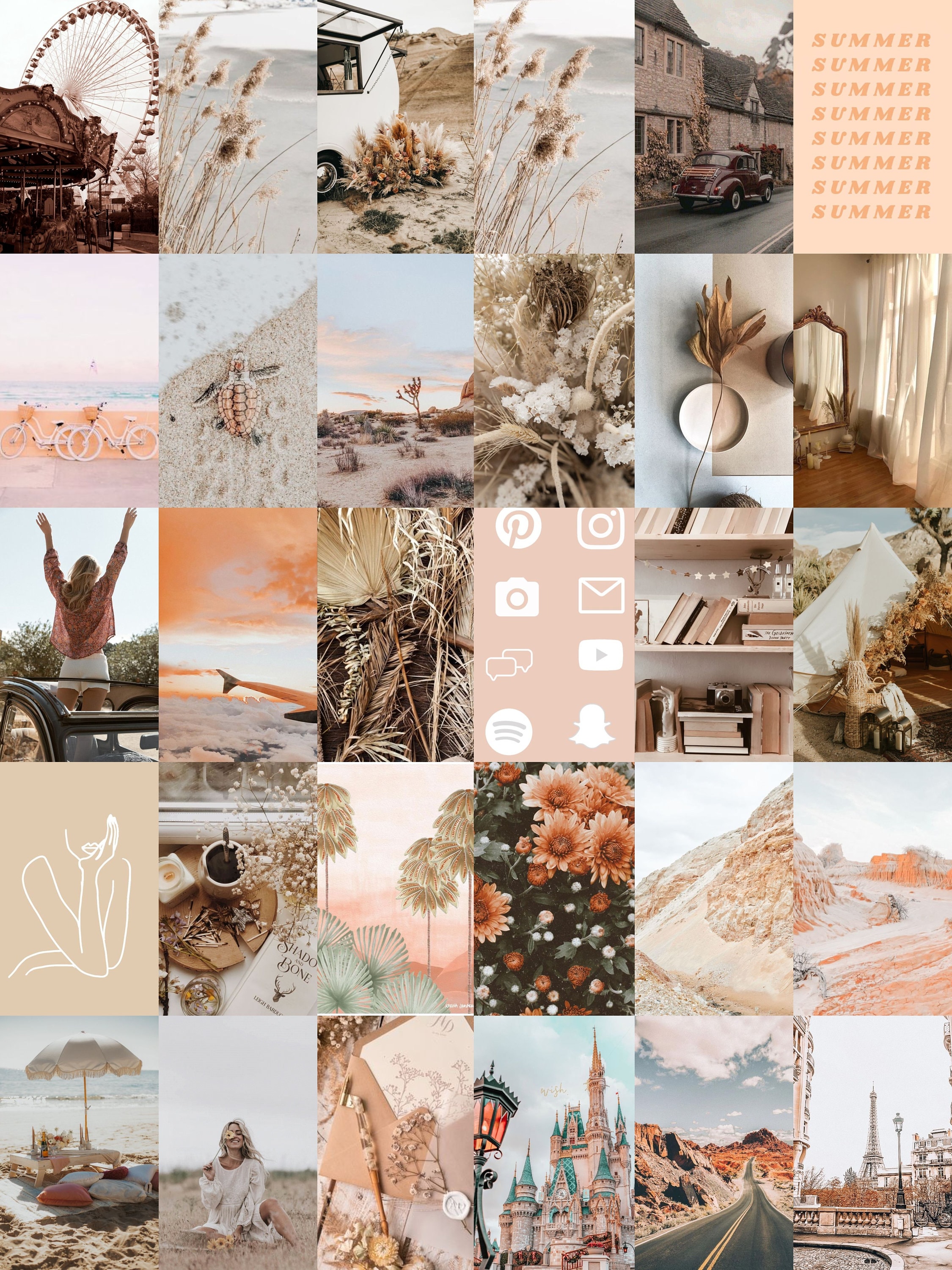 Country Summer Collage Wallpapers - Wallpaper Cave