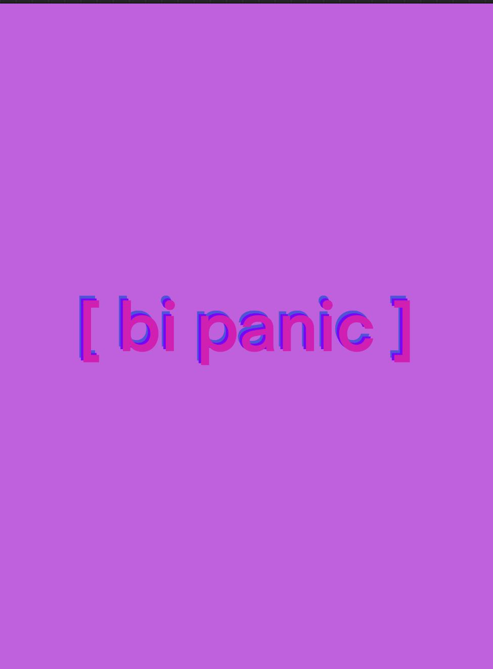Bi Panic Wallpapers - Wallpaper Cave