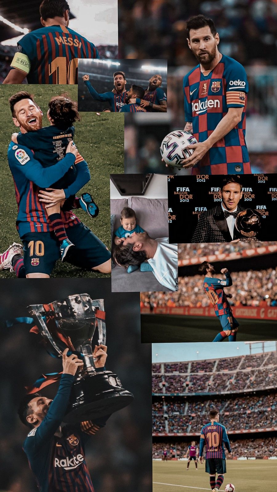 Messi Collage Wallpapers - Wallpaper Cave