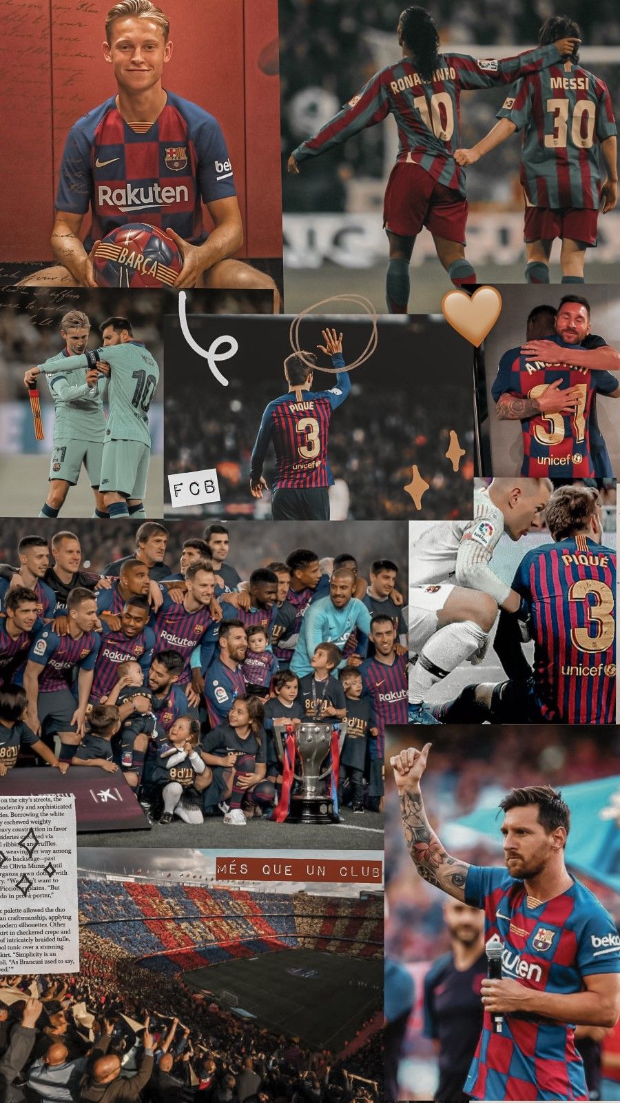 Messi Collage Wallpapers - Wallpaper Cave