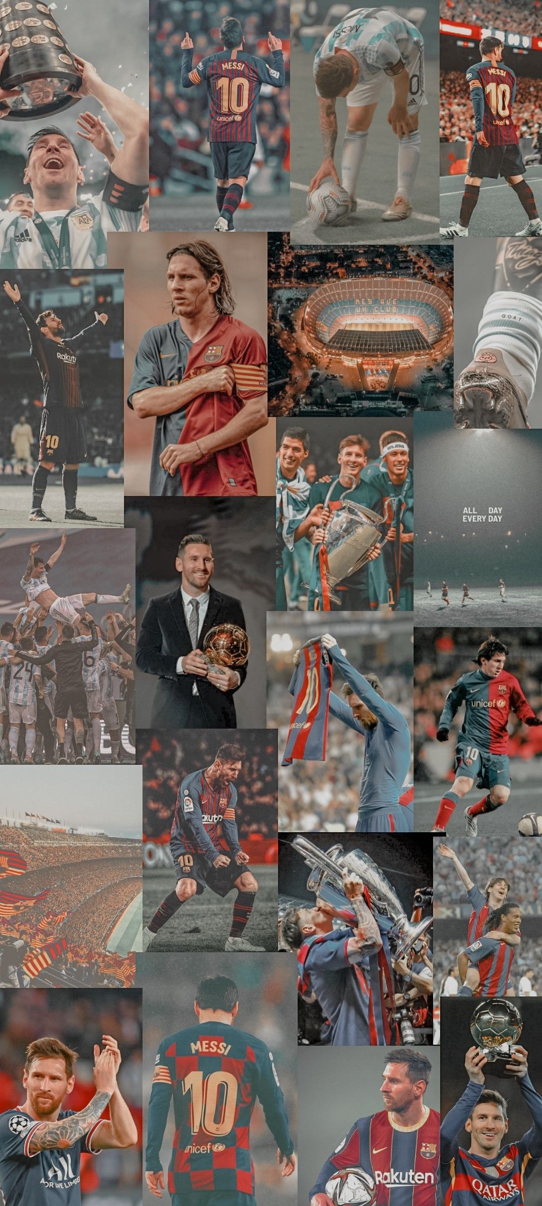 Messi Collage Wallpapers - Wallpaper Cave
