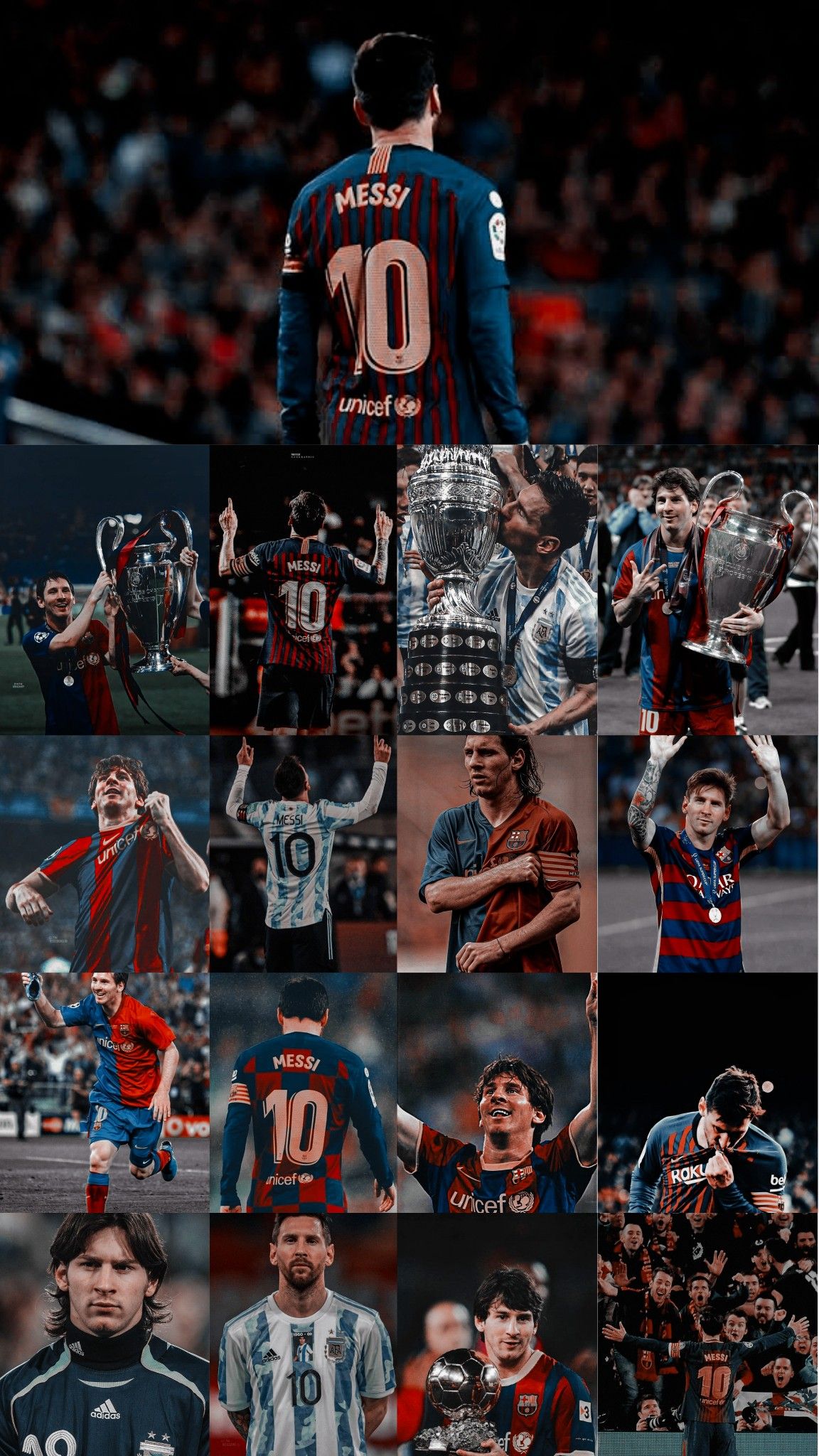 Messi Collage Wallpapers - Wallpaper Cave