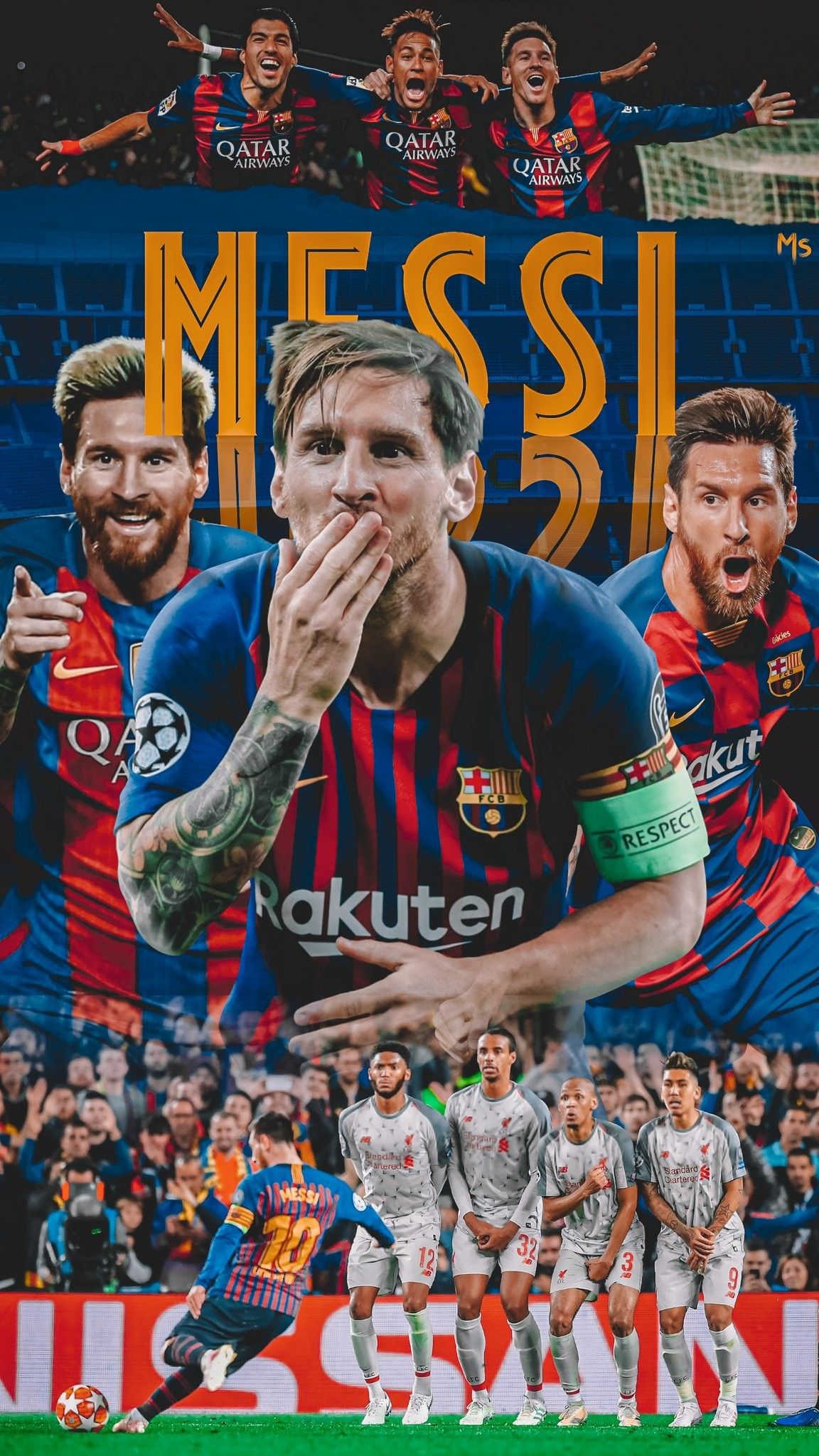 Messi Collage Wallpapers - Wallpaper Cave