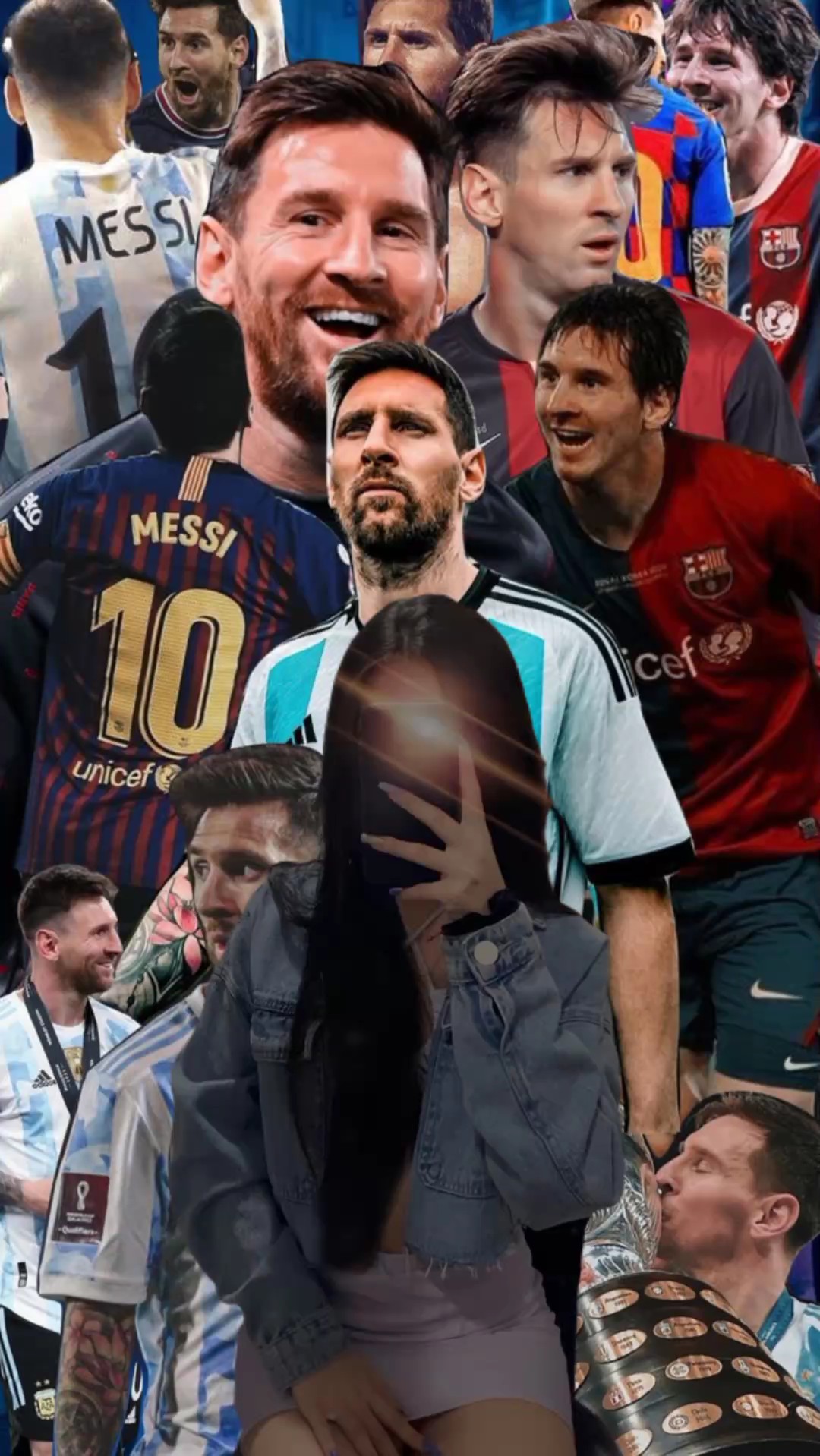 Messi Collage Wallpapers - Wallpaper Cave