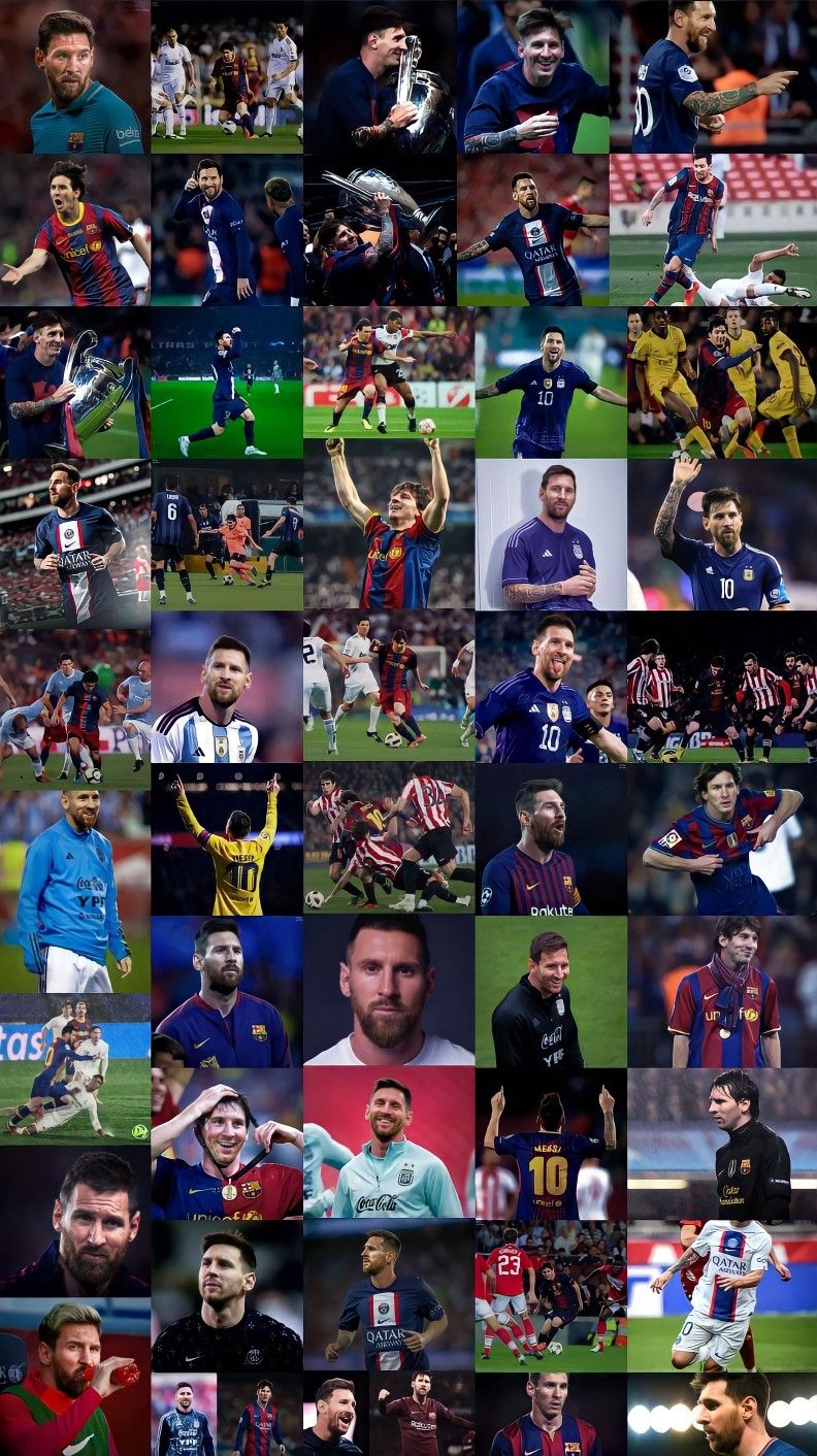 Messi Collage Wallpapers - Wallpaper Cave