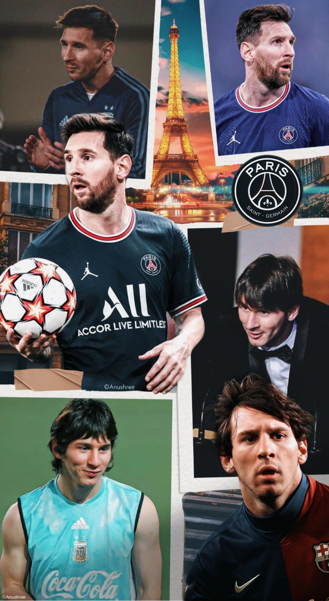 Messi Collage Wallpapers - Wallpaper Cave