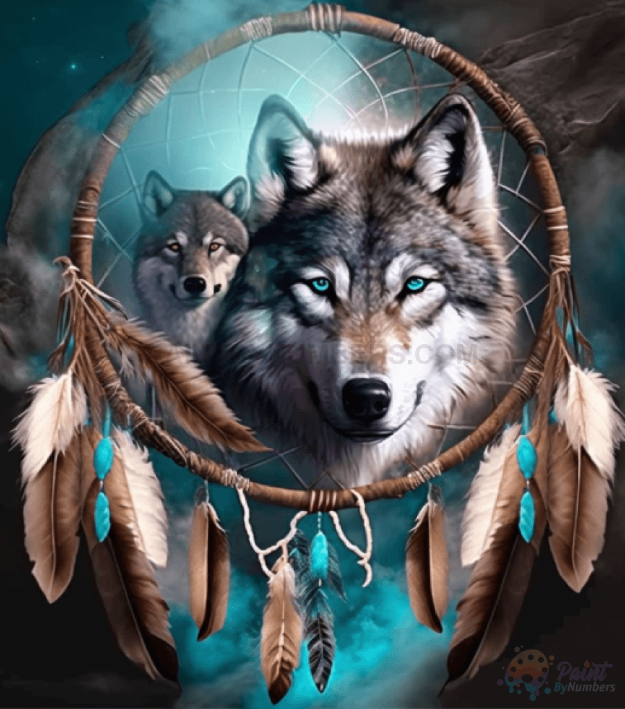 Native American Wolf Spirit Tapet AS 396504 Tapeten A.S Creation Farbe