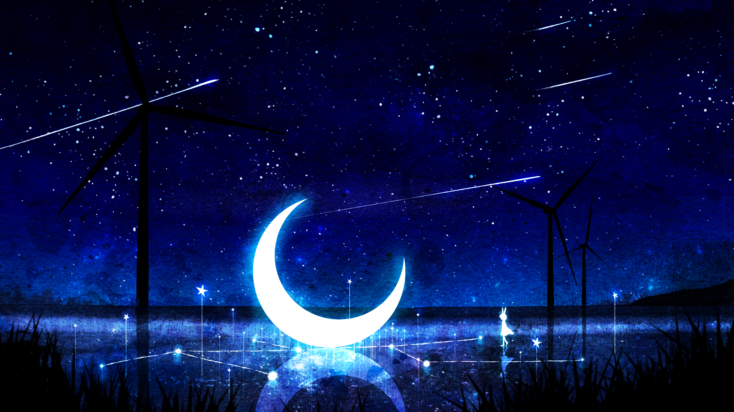 Cute Moon Anime Wallpapers - Wallpaper Cave
