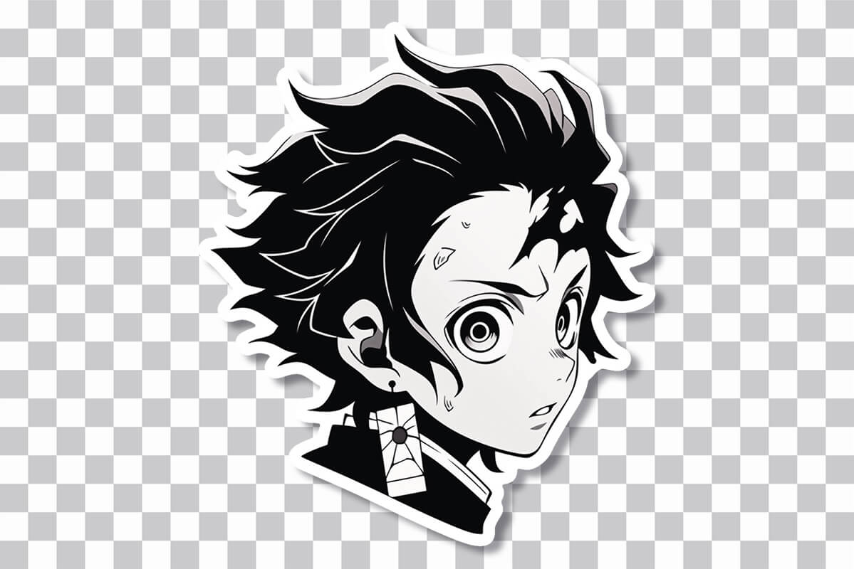 Tanjiro Black And White Wallpapers - Wallpaper Cave