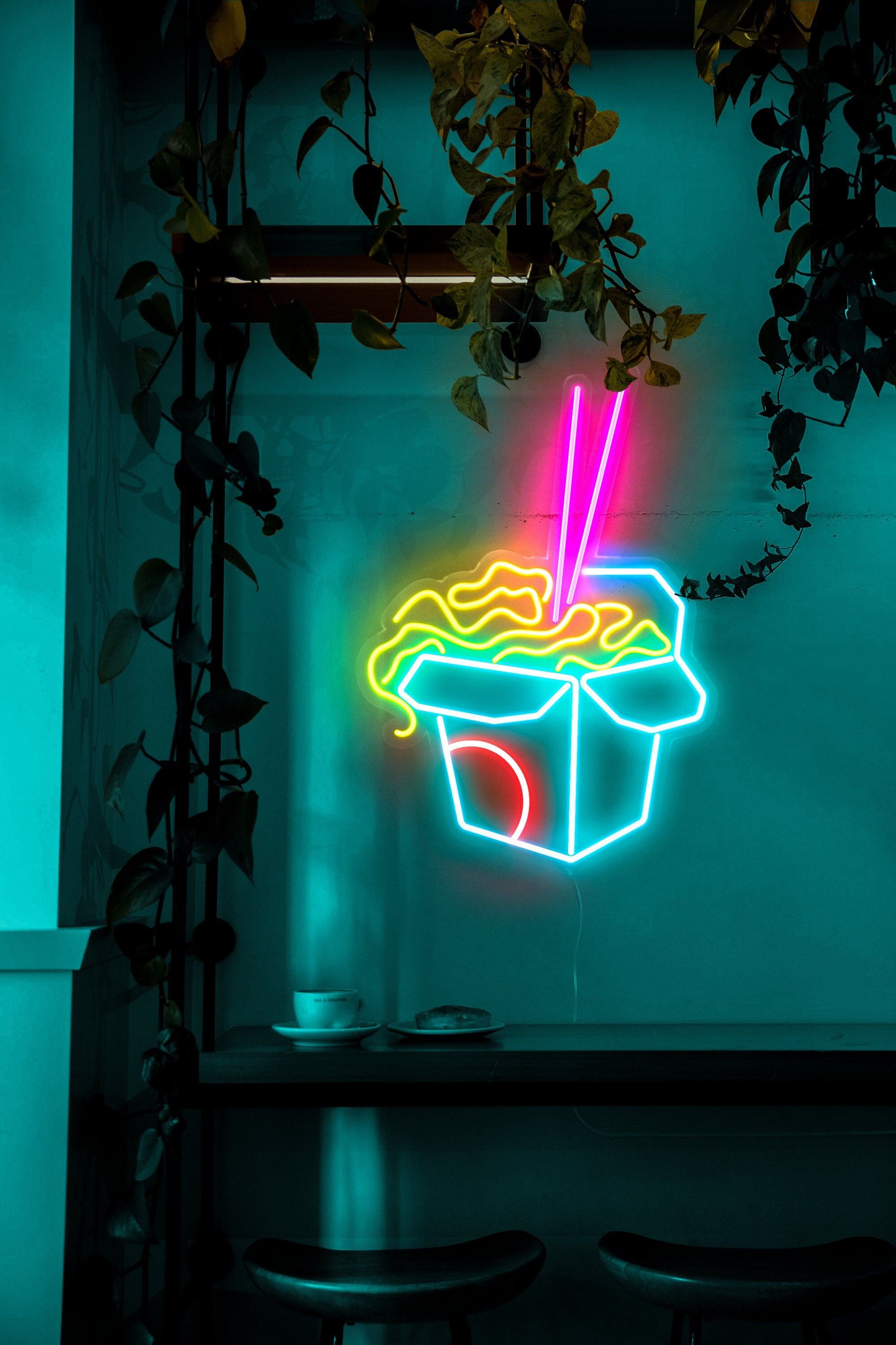 Neon Noodle Sign Wallpapers - Wallpaper Cave