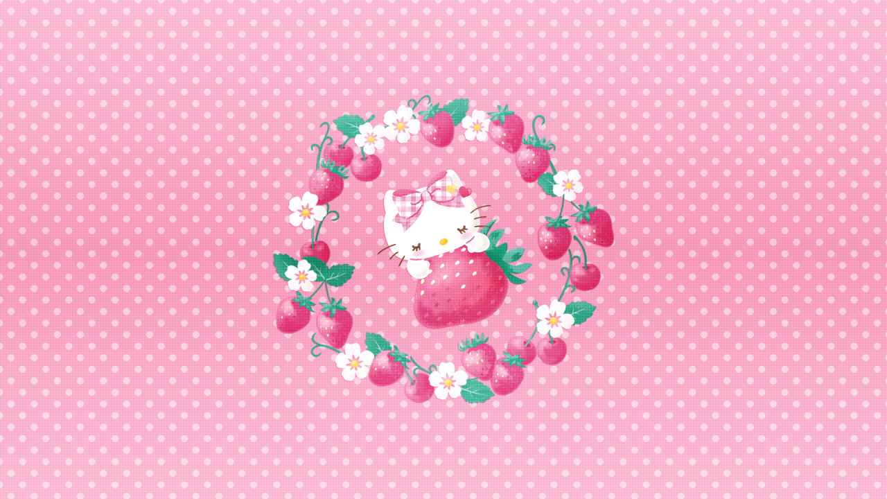 Hello Kitty Strawberry Wallpapers - Wallpaper Cave