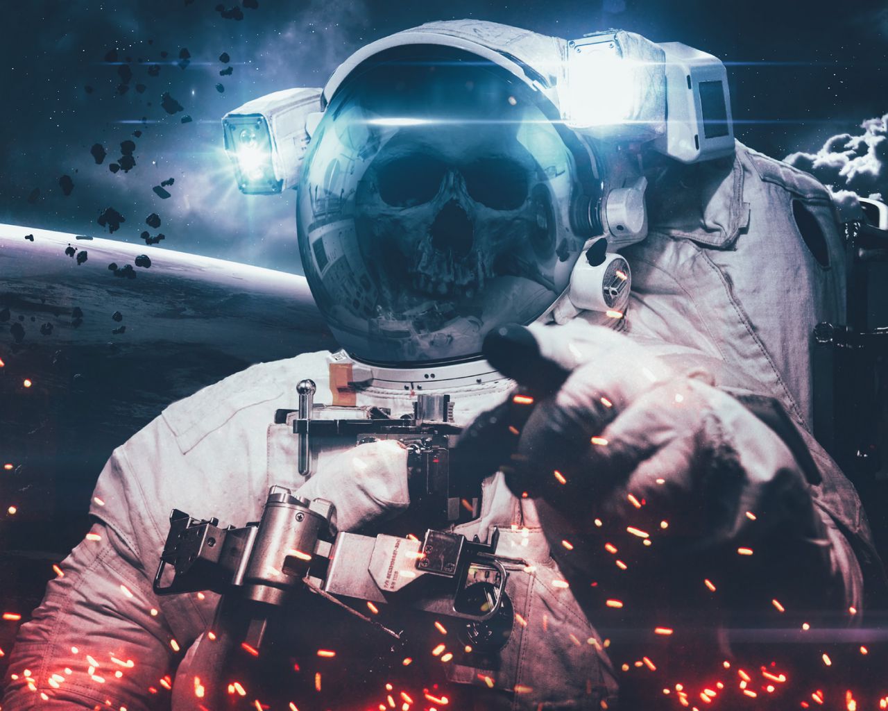 Skeleton Astronaut Wallpapers - Wallpaper Cave