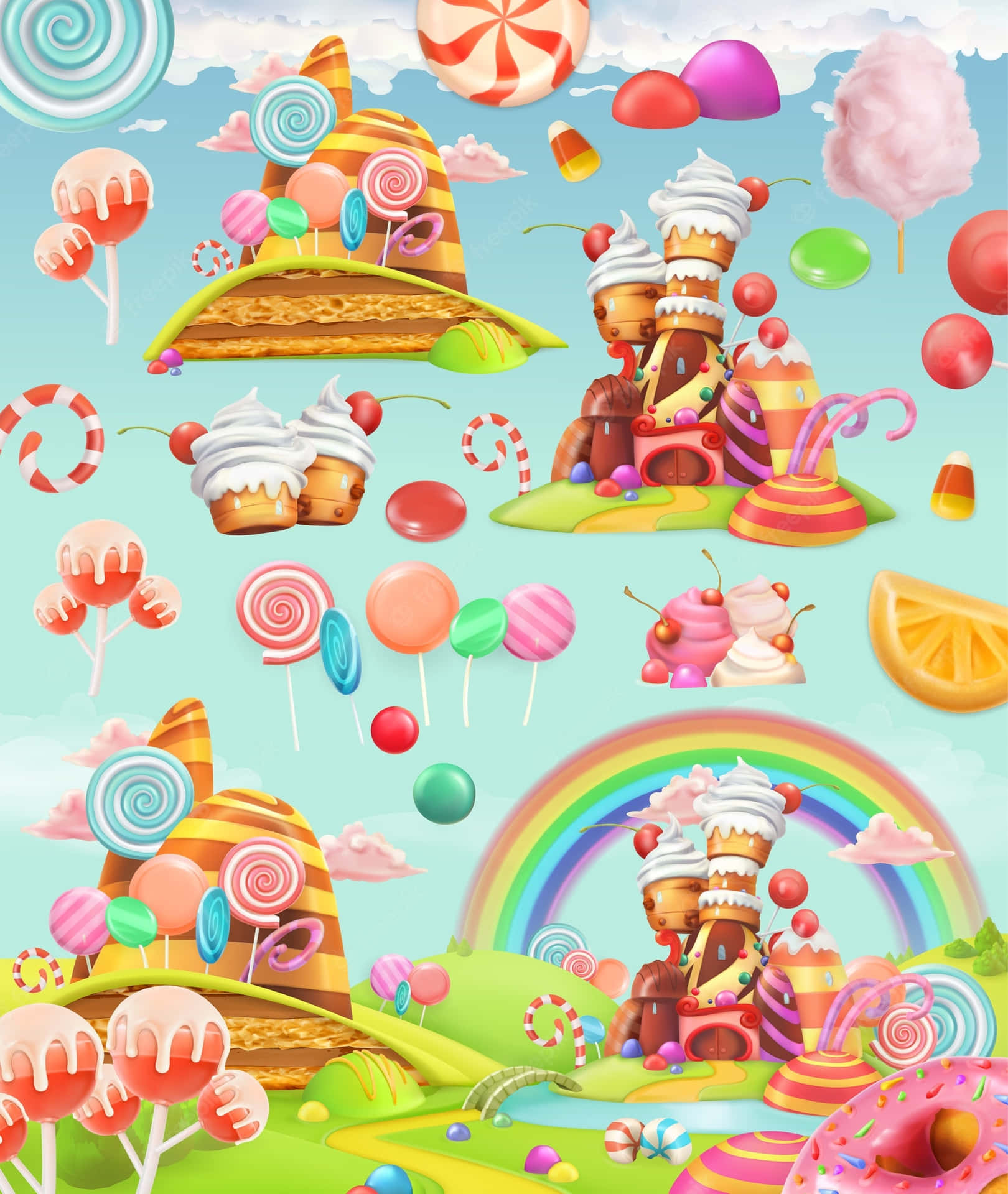 Falling Candy Wallpapers - Wallpaper Cave