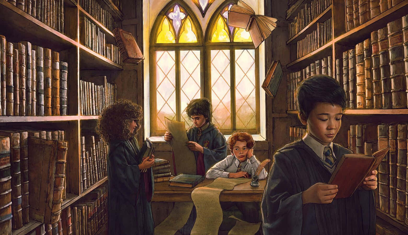 Harry Potter Library Wallpapers - Wallpaper Cave
