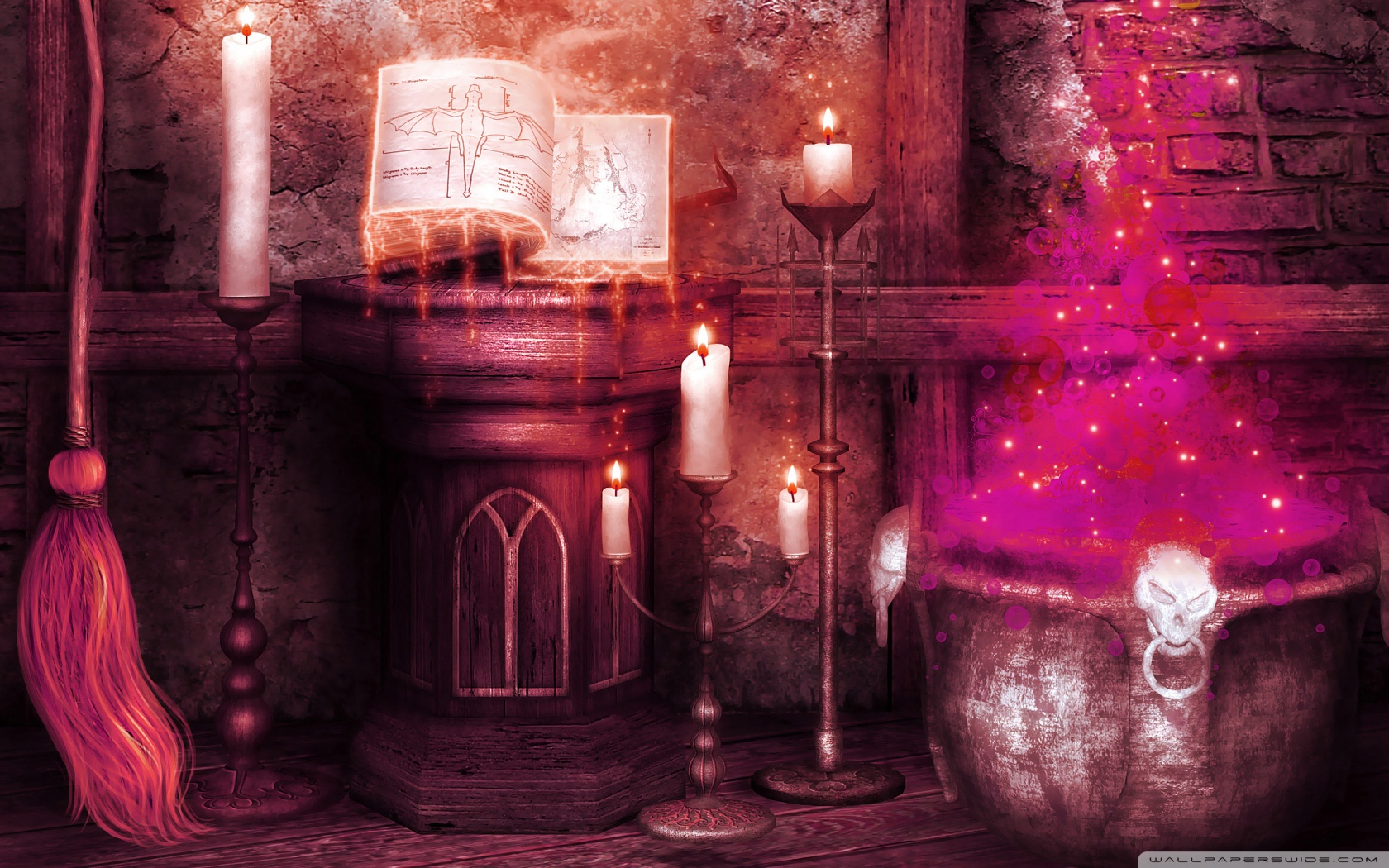 Pink Halloween PC Wallpapers - Wallpaper Cave