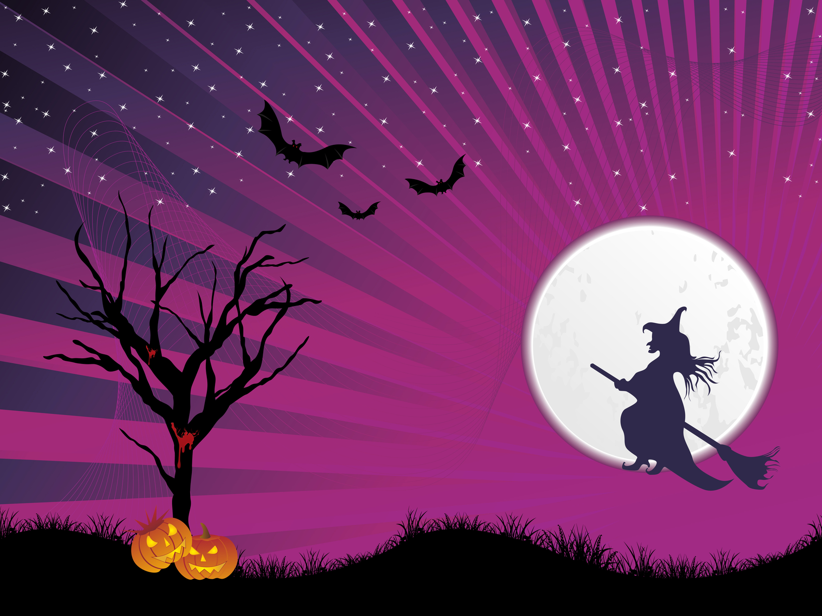 Pink Halloween PC Wallpapers - Wallpaper Cave