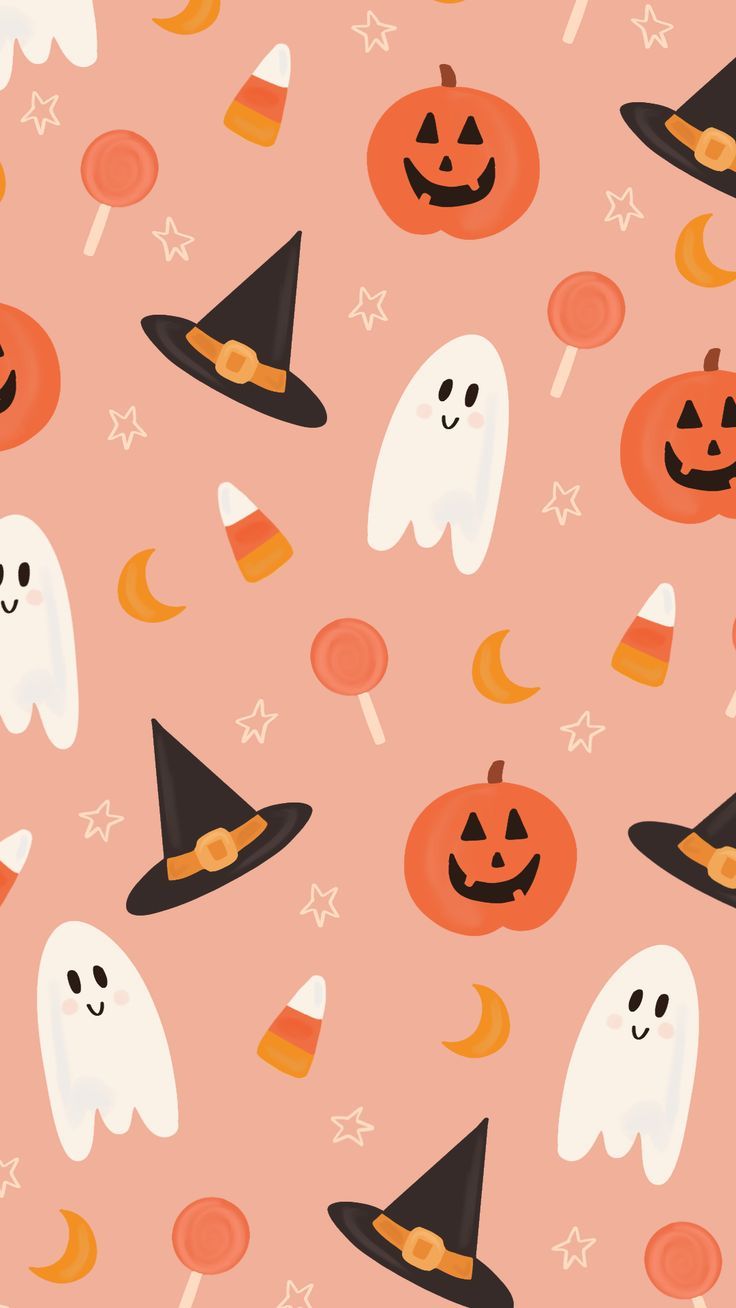 Cute Halloween Preppy Witch Wallpapers - Wallpaper Cave